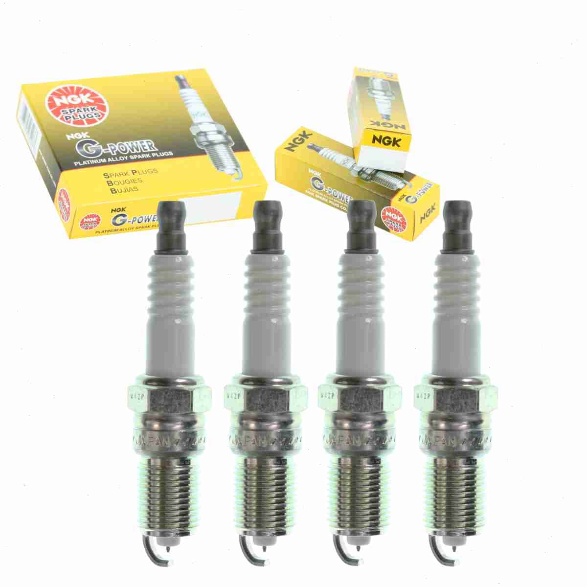 4 pc NGK G-Power Spark Plugs compatible with Mazda 5 2.3L L4 2006-2007 ...