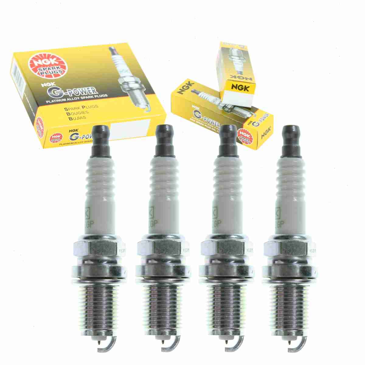 4 pc NGK G-Power Spark Plugs compatible with Scion tC 2.4L L4 2005-2010 ...