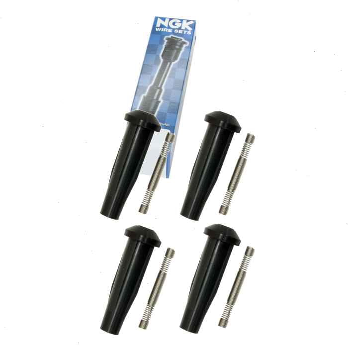 4 pc NGK Ignition Coil Boots compatible with Mazda Tribute 2.3L L4 2005 ...
