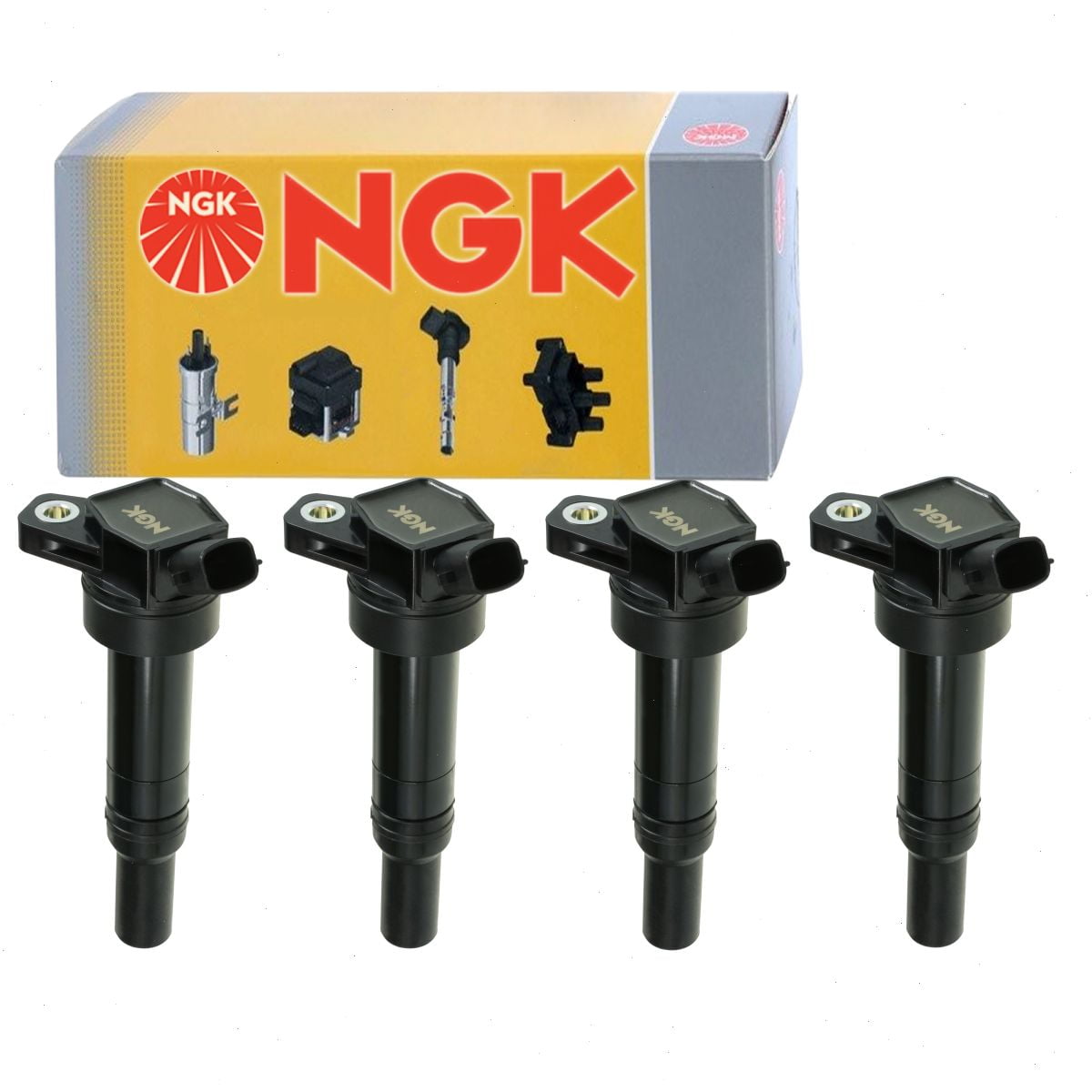 NGK 4pc Engine Ignition Coils Pack for Hyundai Elantra 1.8L 2.0L L4 ...