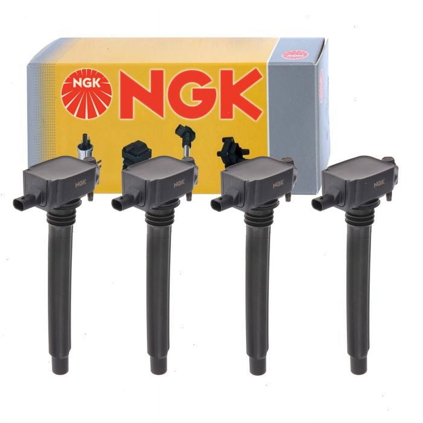 4 pc NGK Ignition Coils compatible with Jeep Compass 2.4L L4 2017-2019 ...