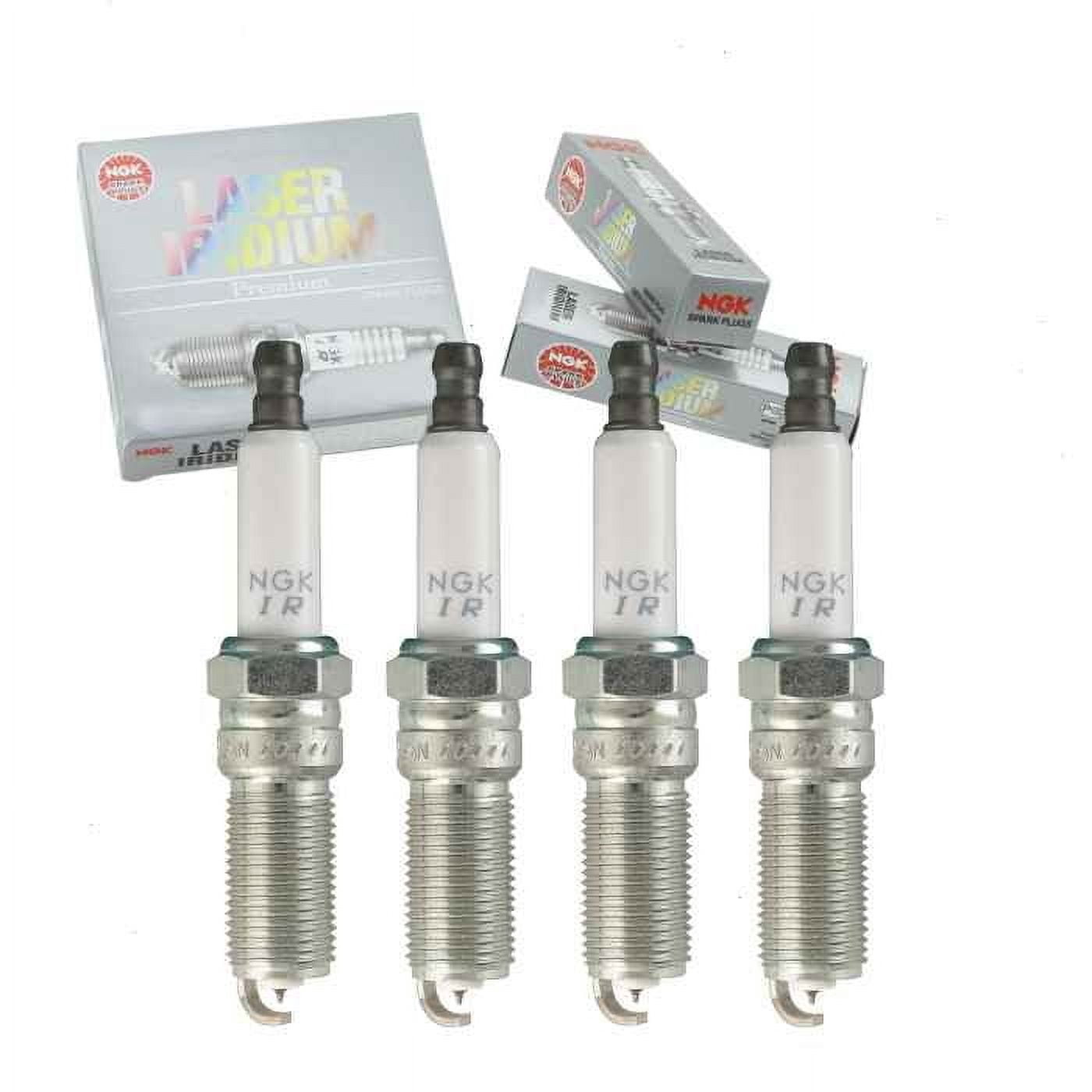 4 pc NGK Laser Iridium Spark Plugs compatible with Ford Mustang 2.3L L4 ...