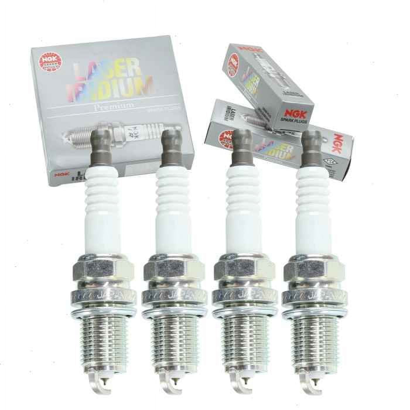 4 pc NGK Laser Iridium Spark Plugs compatible with Subaru Forester 2.5L ...