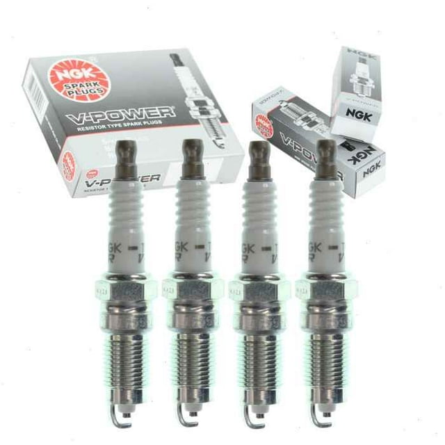 4 pc NGK V-Power Spark Plugs compatible with Ford Focus 2.0L L4 2000 ...