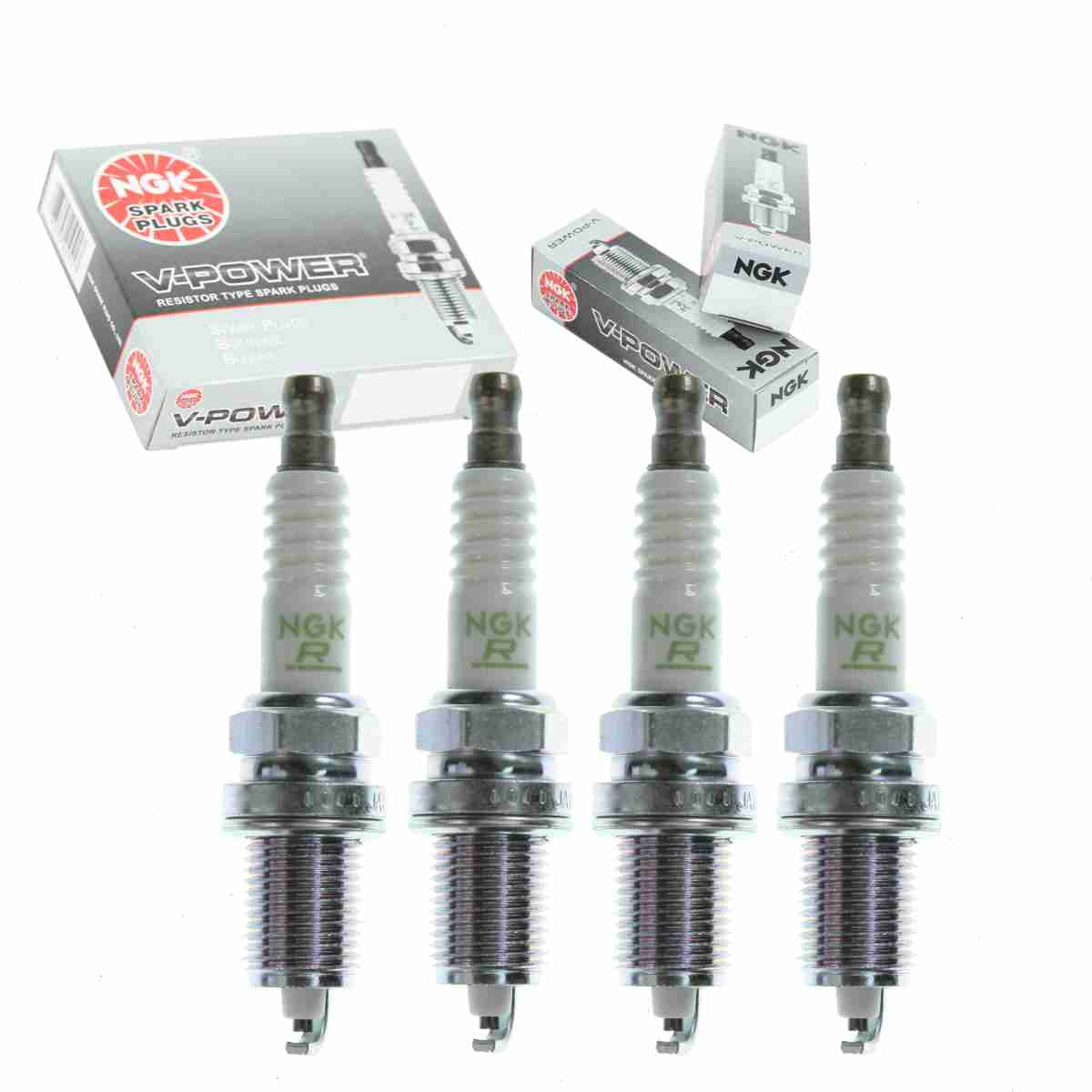 4 pc NGK V-Power Spark Plugs compatible with Honda CR-V 2.0L L4 1999 ...