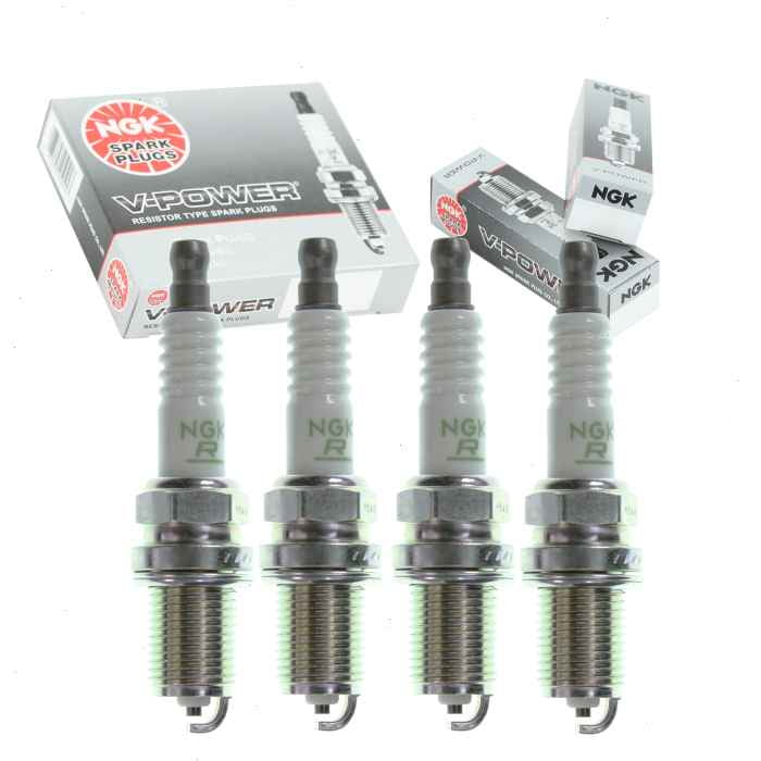 4 pc NGK V-Power Spark Plugs compatible with Mazda 2 1.5L L4 2011-2014 ...