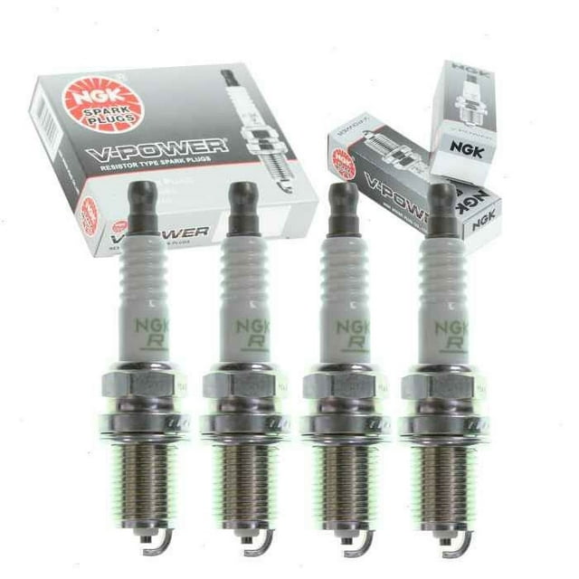 4 pc NGK V-Power Spark Plugs compatible with Toyota Matrix 1.8L 2.4L L4 ...