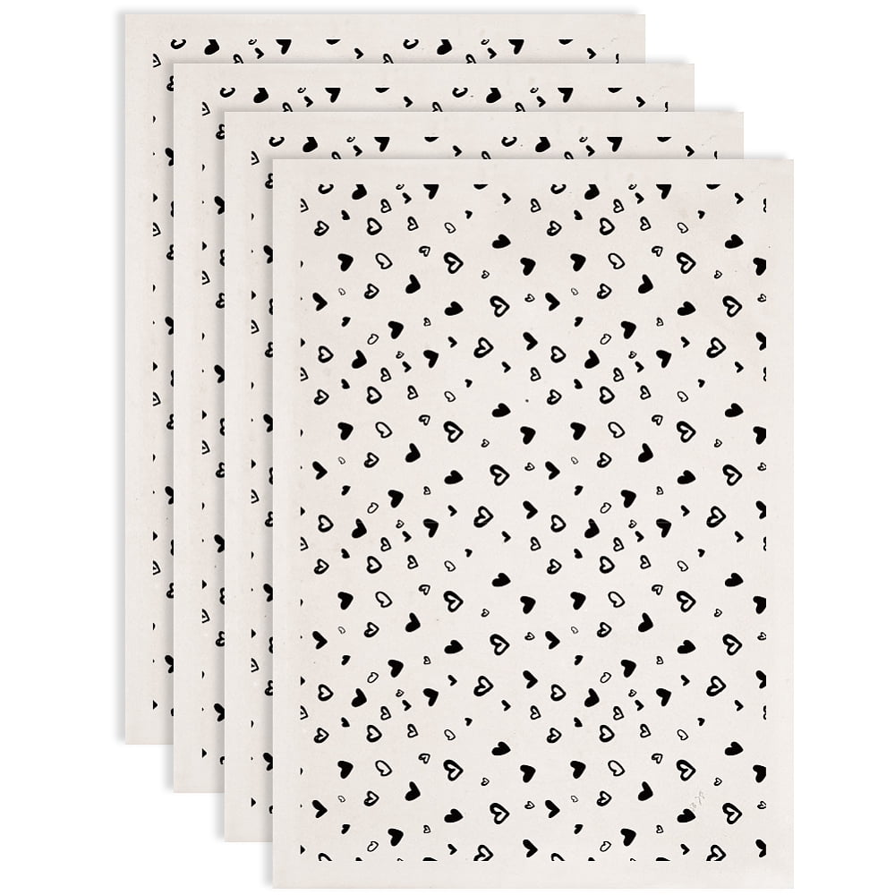 4 pc Paper Ceramic Decals Pottery Ceramics Clay Transfer Paper ...