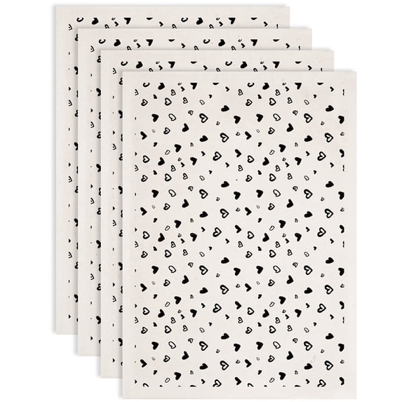 4 pc Paper Ceramic Decals Pottery Ceramics Clay Transfer Paper ...