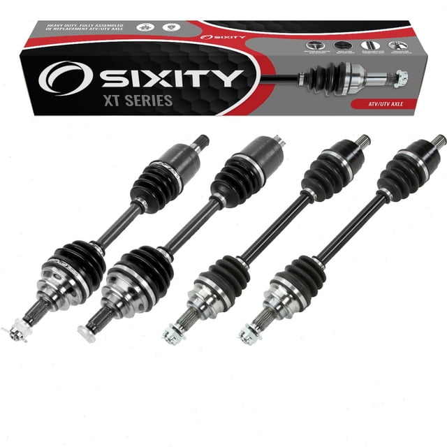 4 pc Sixity XT Front Rear Left Right Axles compatible with Honda ...