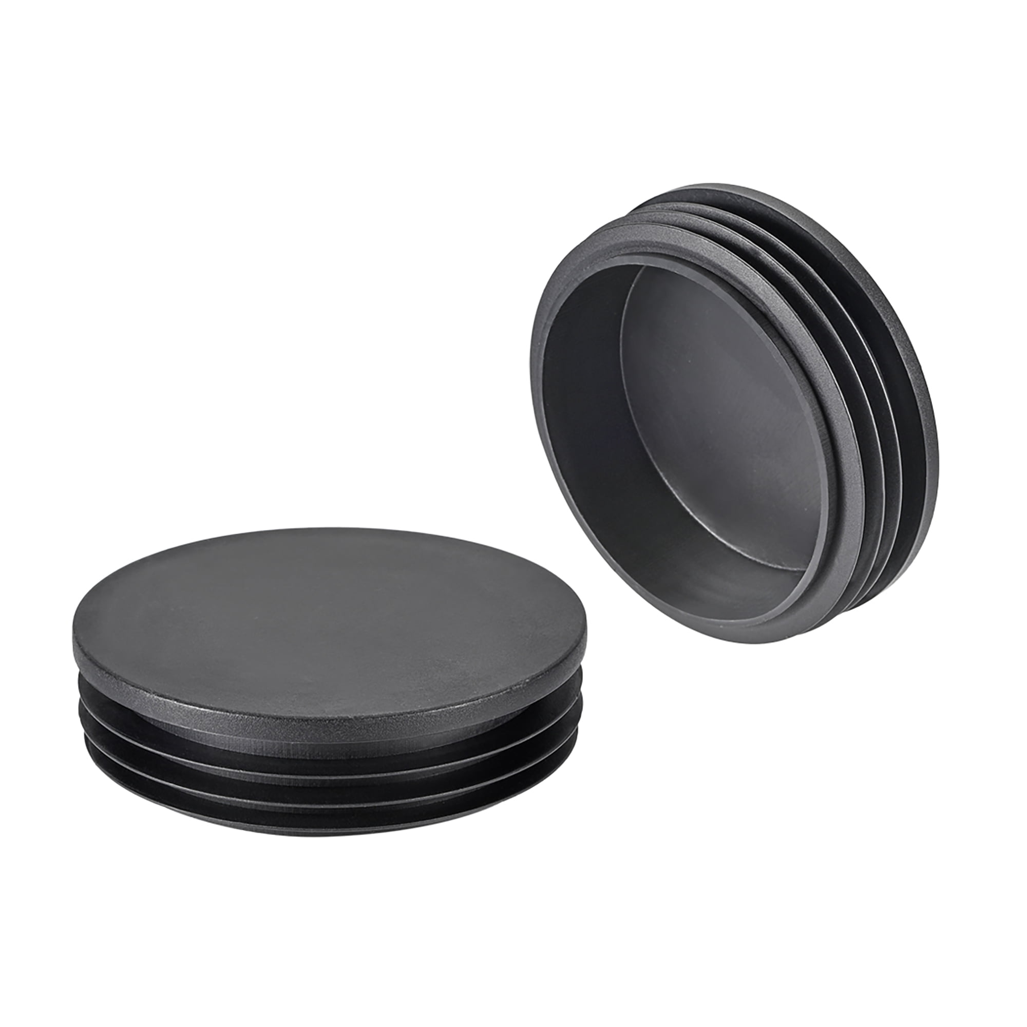 4 pcs 100mm Dia Plastic Tubing Plug Round Post End Caps for Handrail ...