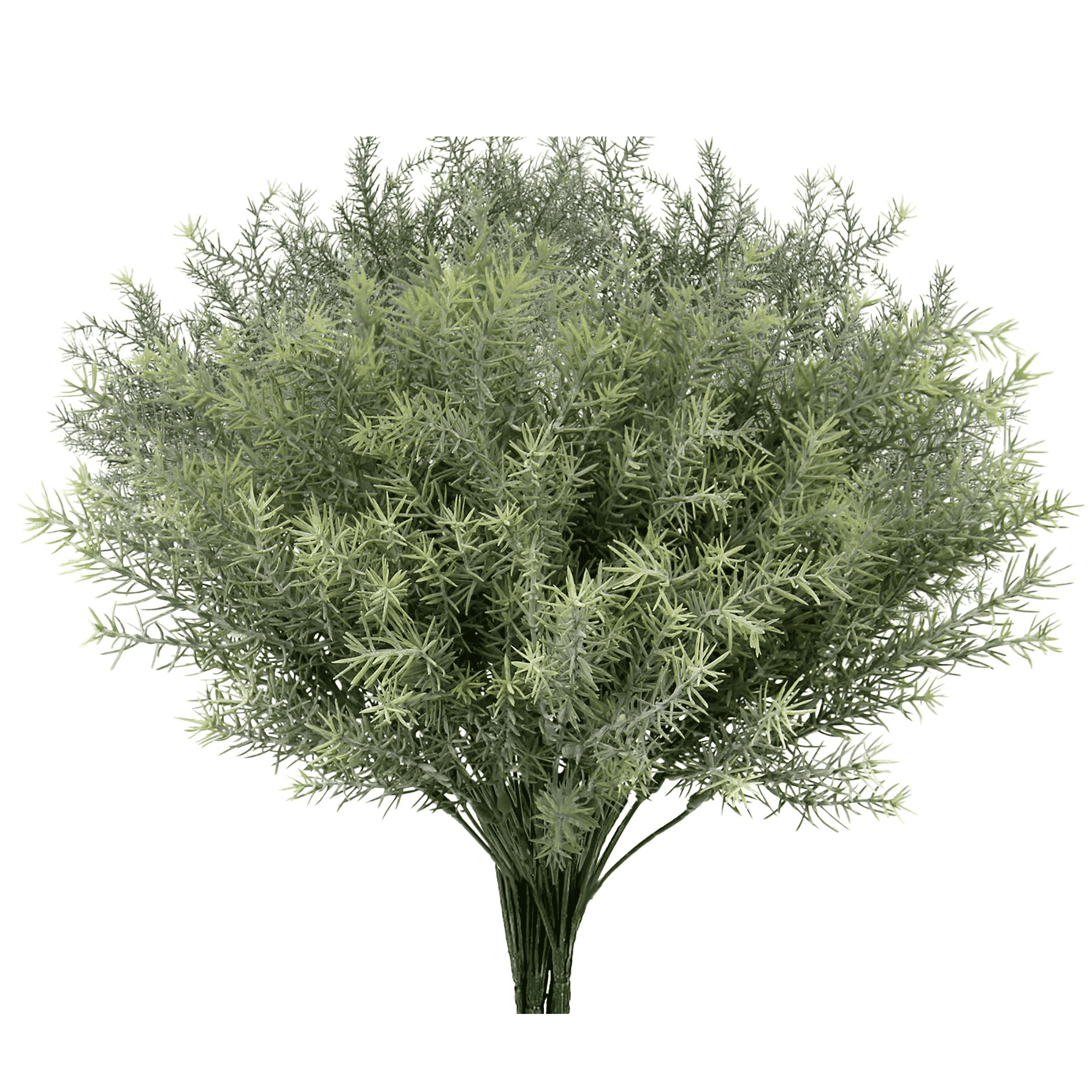 4 pcs 15" Artificial Rosemary Stems Greenery Plants Branches Fake Leaf ...