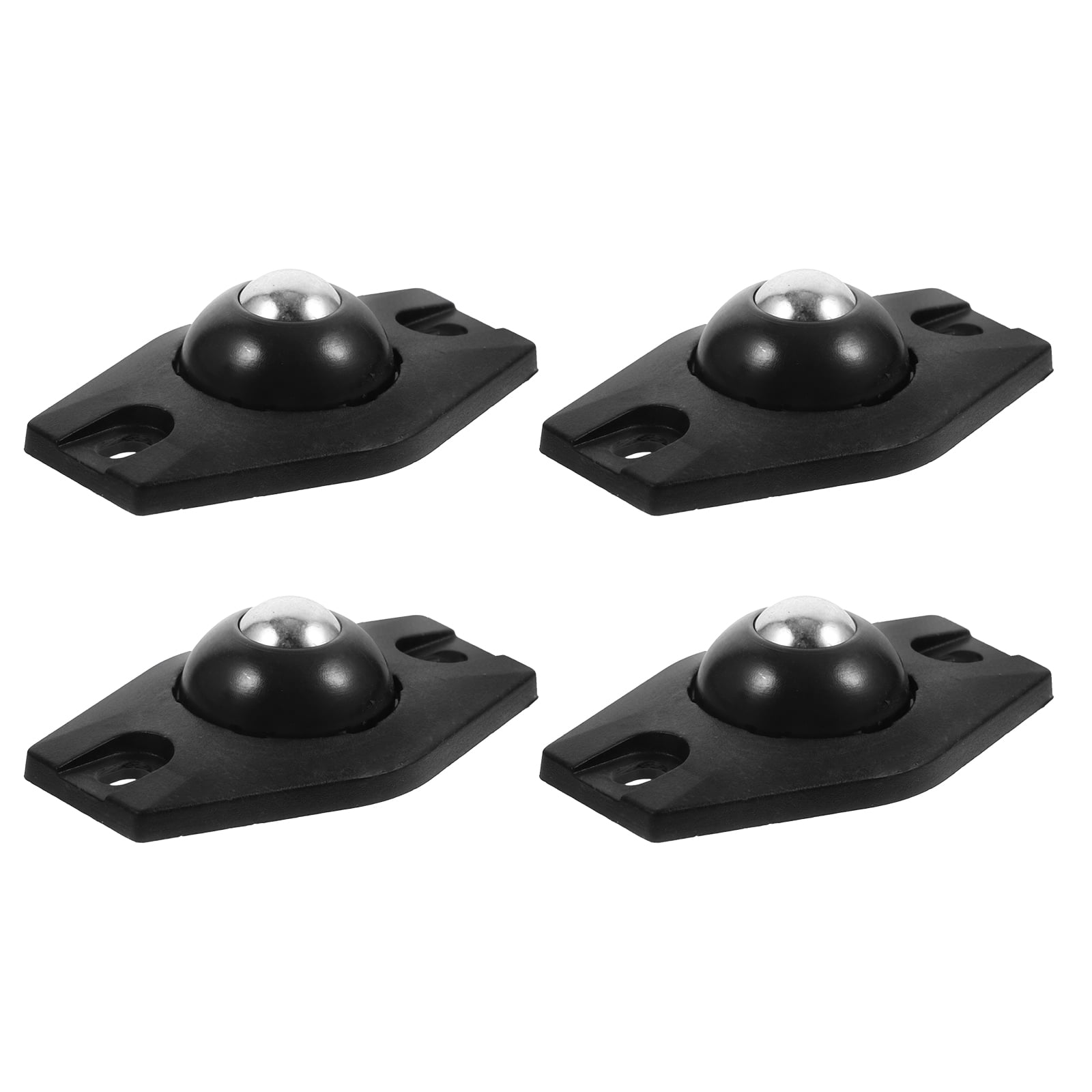 Raindrops 4-Pack Universal Swivel Caster Wheels Black ABS Replacement ...