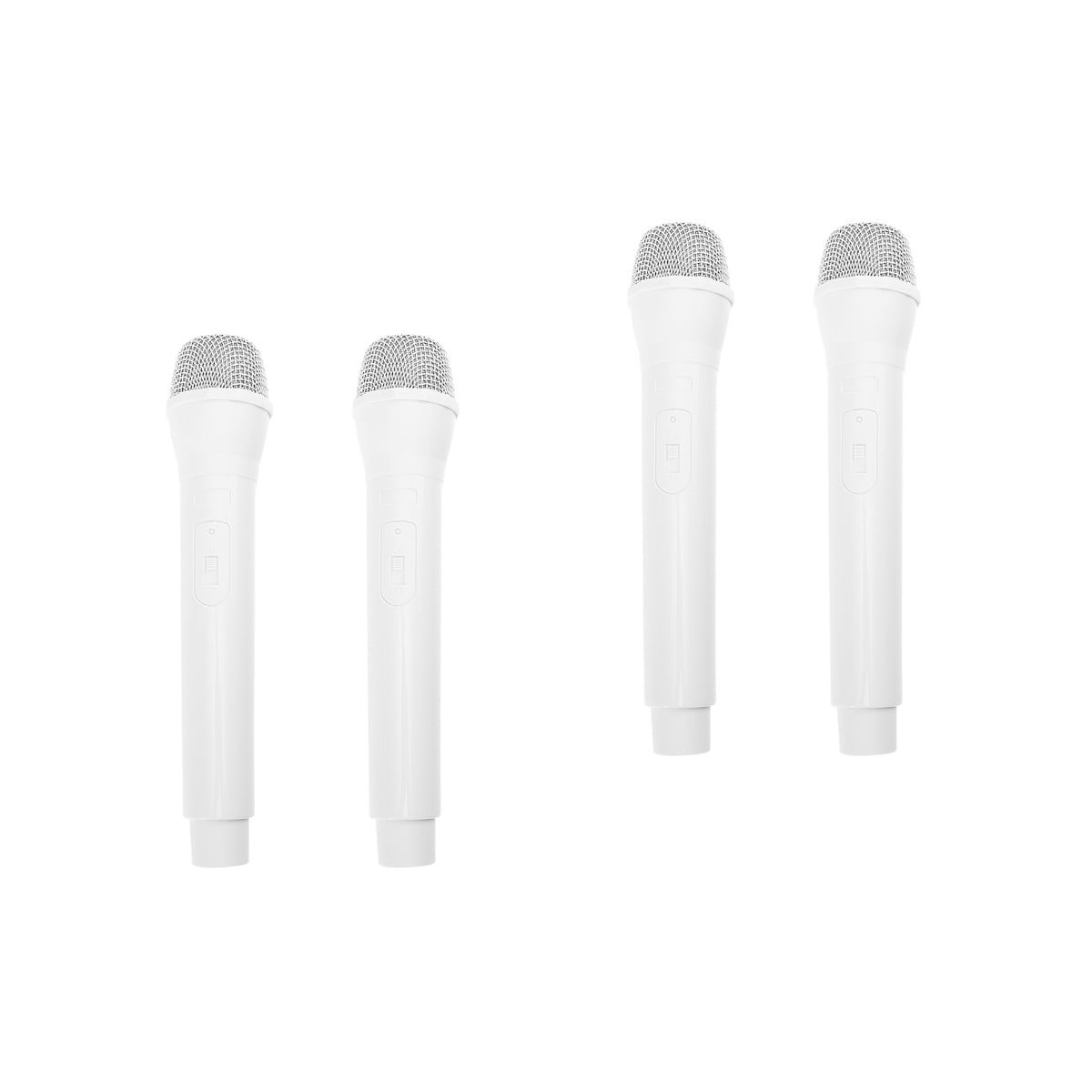 4 pcs Artificial Microphone Props False Handheld Microphone Prop ...