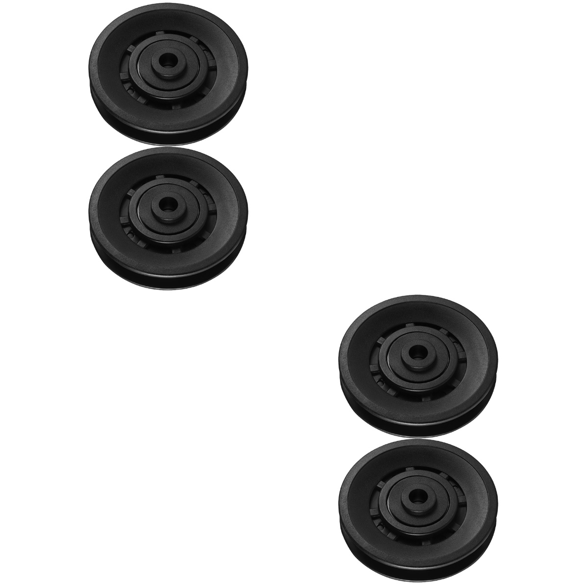 4 pcs Bearing Pulley Wheel Universal Pulley Equipment Accessories ...