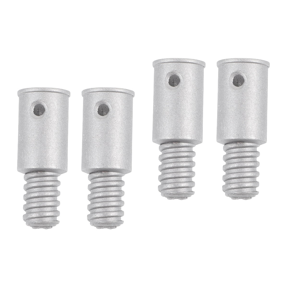 4 pcs Broom Handle Threaded End Replacement Broom Handle Extension Pole ...