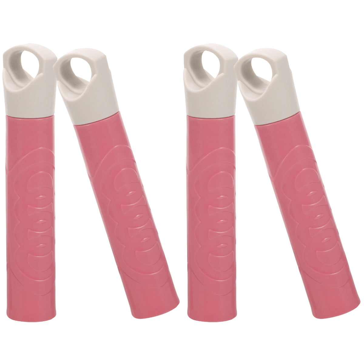 4 Pieces Broom Rod Handle Grips with Mop Handle End Caps and ...