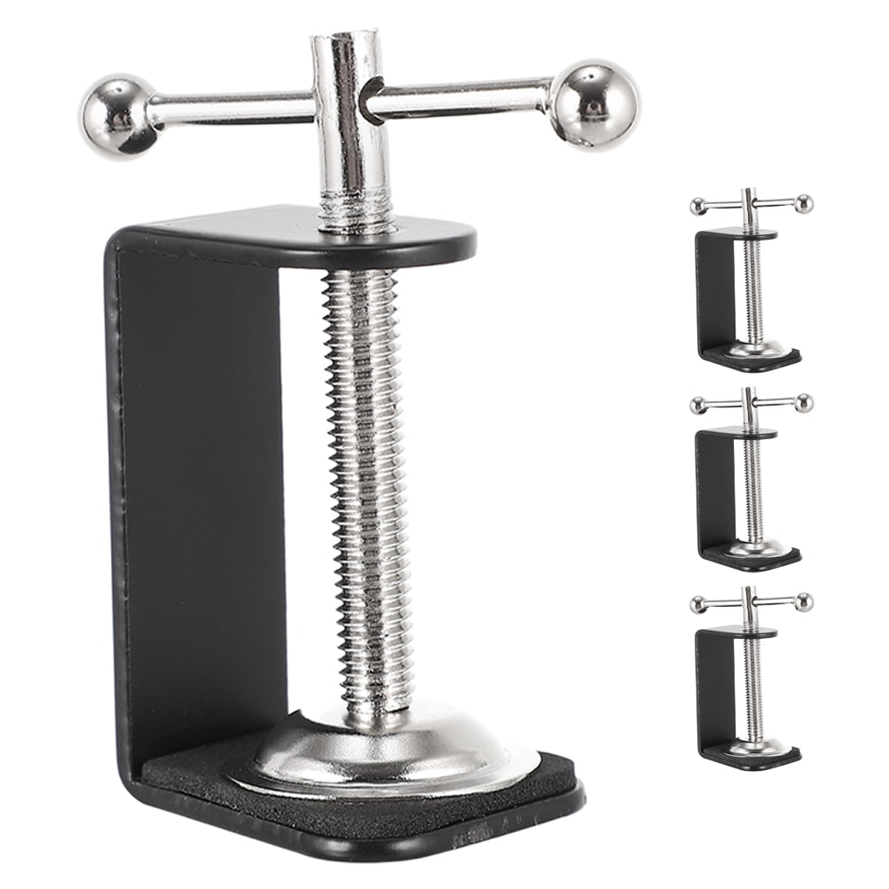 4 pcs Desk Clamps Table Mounting Clamps Universal Desktop Mount Clamps ...