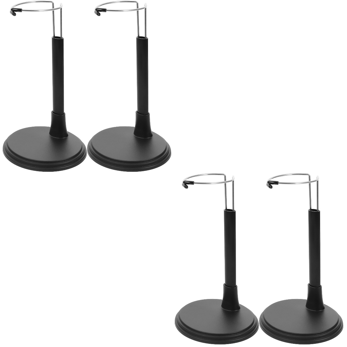 4 pcs Doll Stand Adjustable Height Figure Display Stand Puppet Support ...