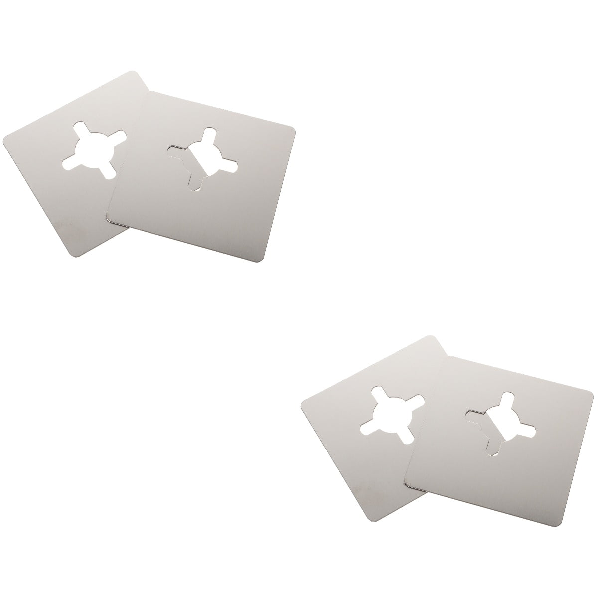 4 pcs Door Hole Cover Plate Split Door Lock Cover Door Reinforcement ...