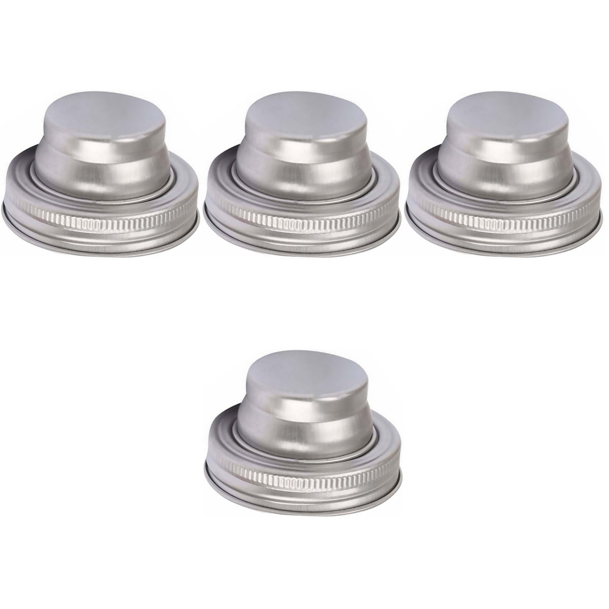 4 pcs Durable Mason Jar Shaker Lid Pepper Flour Shaker Lid Strainer ...
