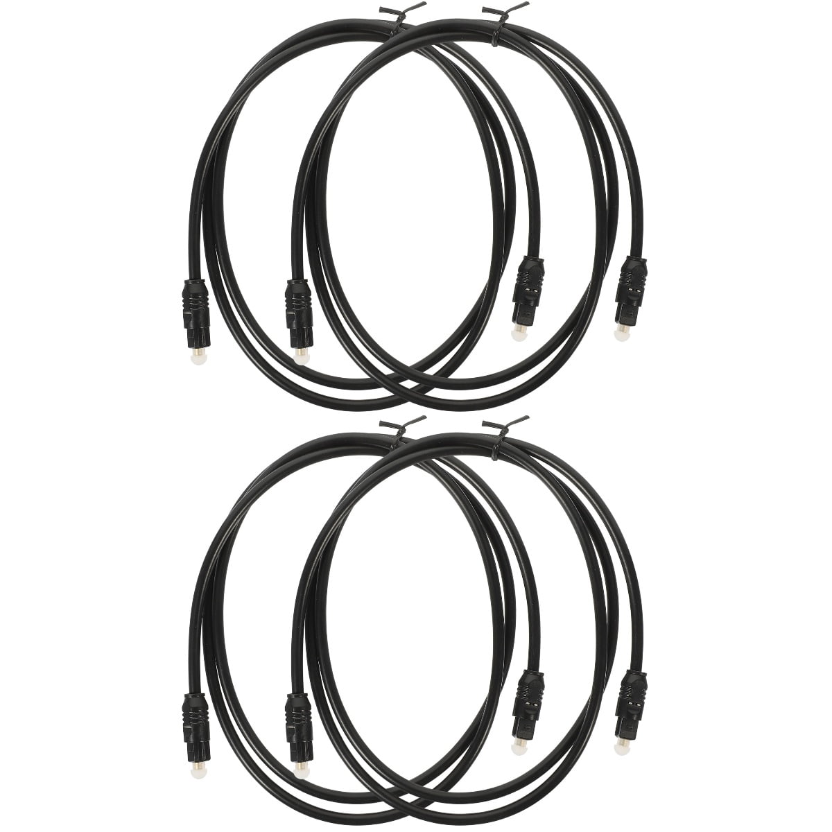 4 pcs Fiber Audio Cable Digital Audio Optical Cable 1 Meter For Sound ...
