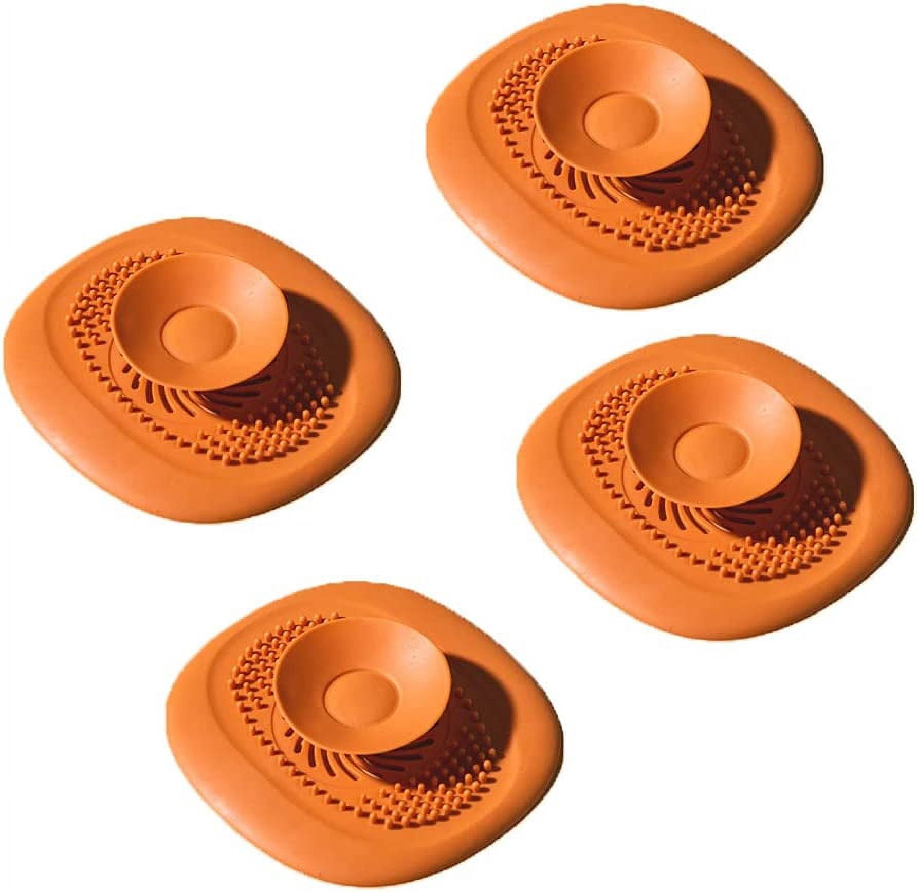 4 pcs Floor Drain Cover Shower Drain Stopper Bathtub Drain Tub Stopper ...