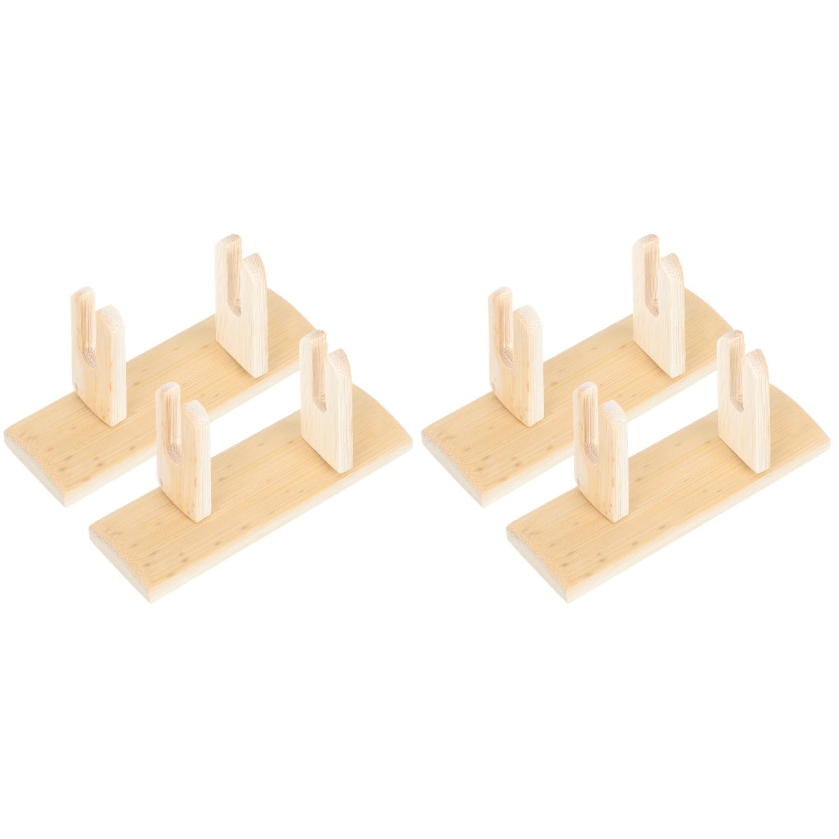 4 pcs Folding Fan Holder Hand Fan Display Holder Wooden Stand Fan ...