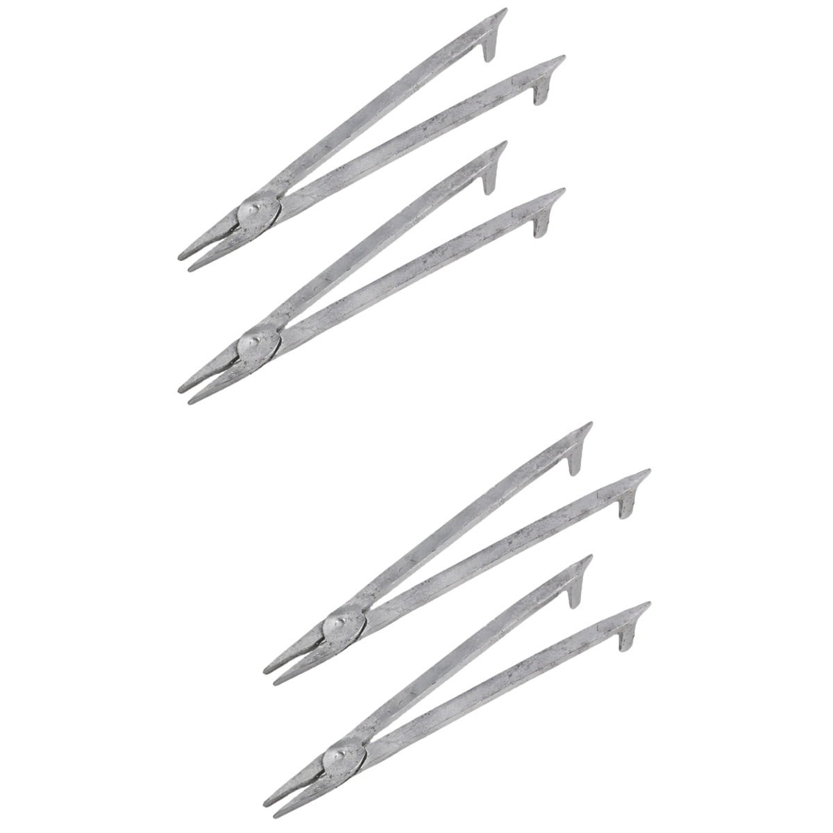 4 pcs Forging Tongs Woodworking Tongs Tools Horseshoe Forging Tongs ...