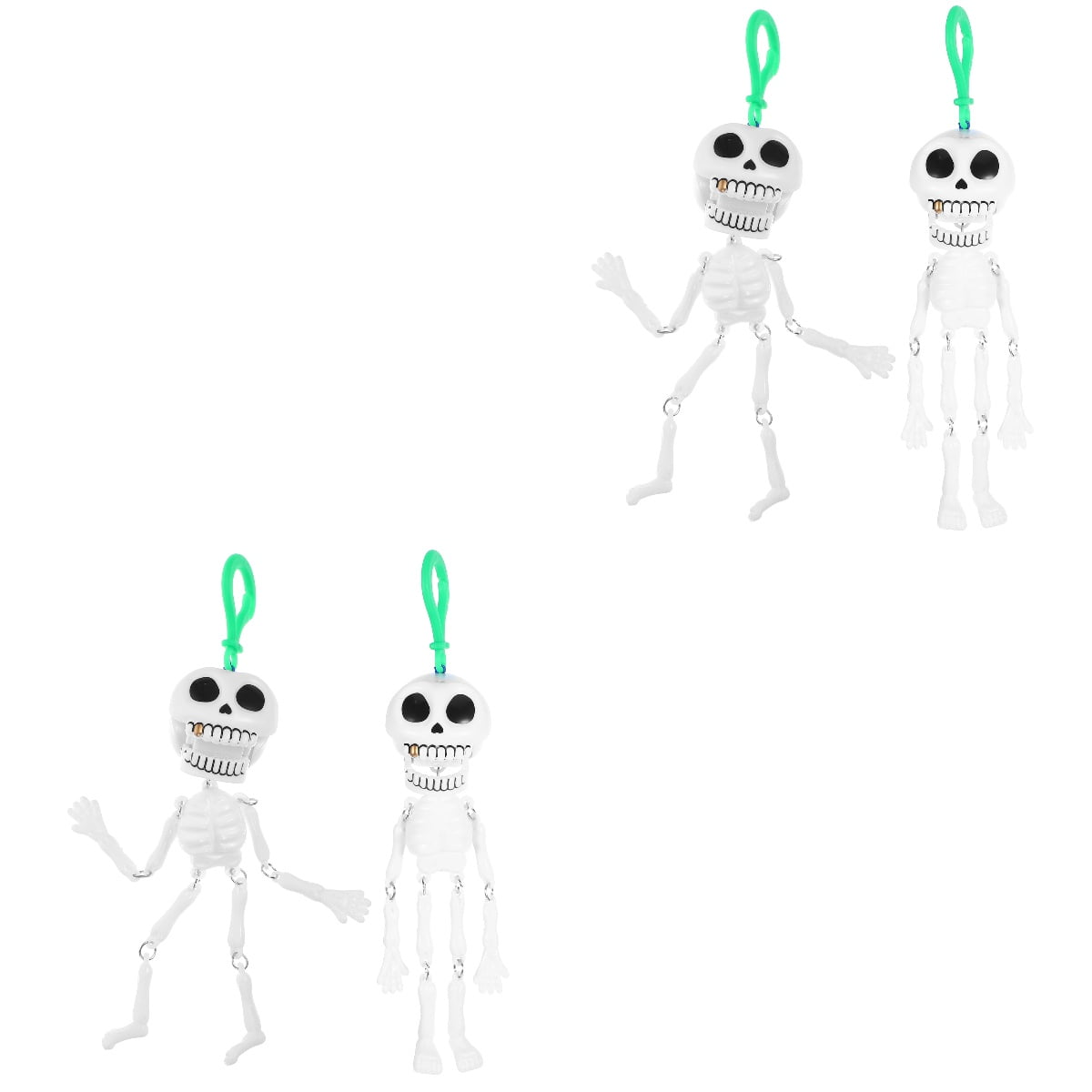 4 pcs Halloween Skeleton Pull String Toys Spooky Props for Kids ...