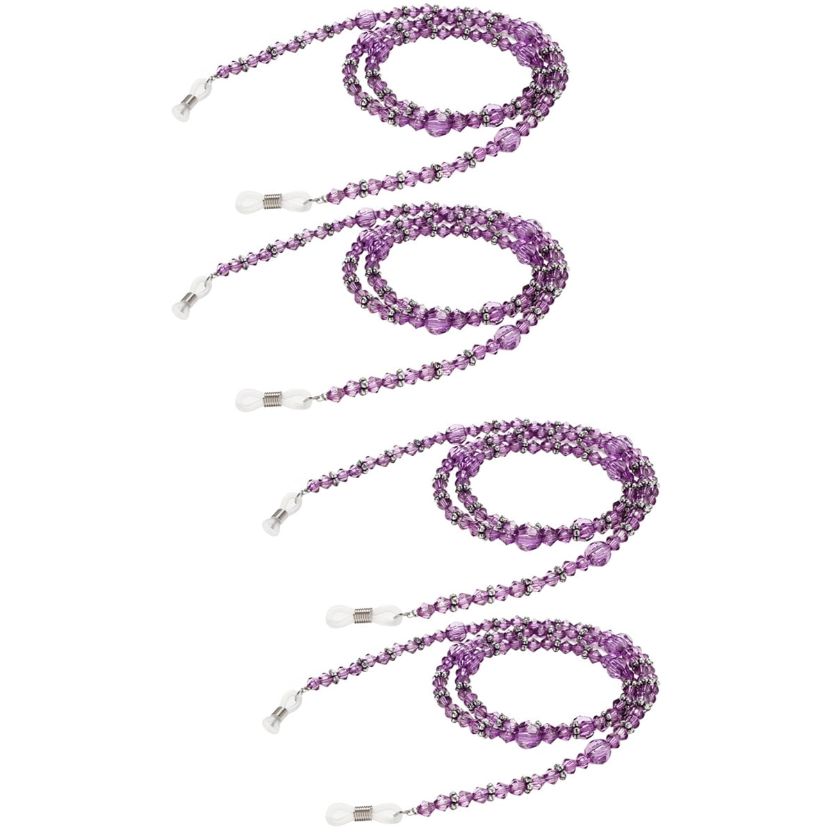 MERRYHAPY Fashion 4Set Beaded Glasses Chain Eyewear Holder Accessory ...