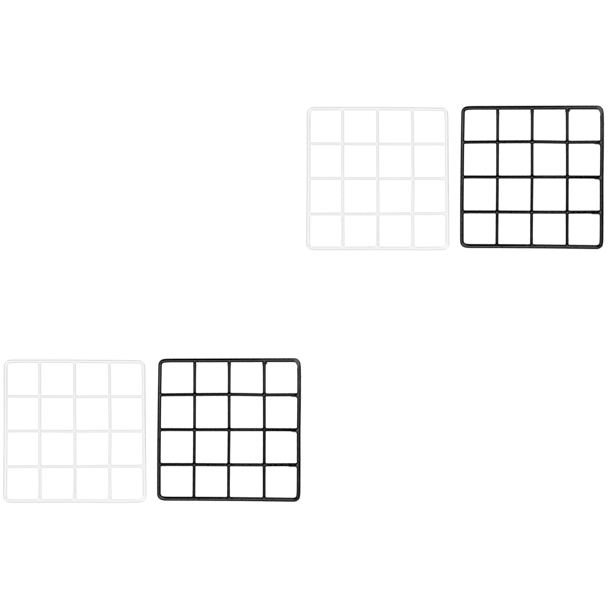 4 pcs Iron Photo Frames DIY Metal Grids Postcards Picture Plants ...