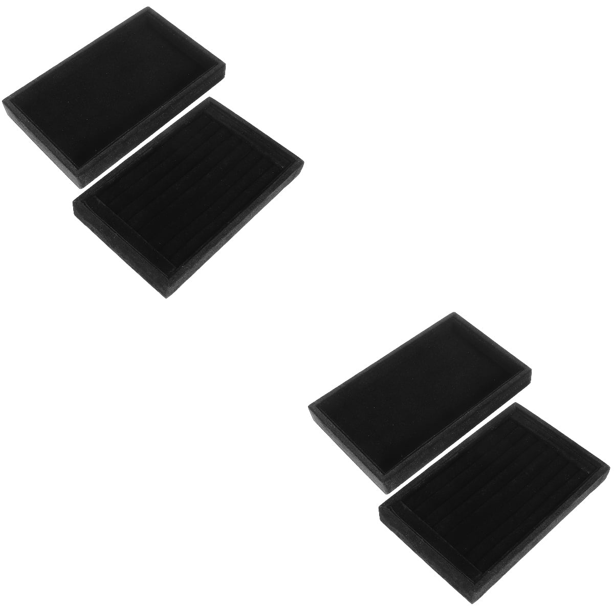 4 pcs Jewelry Ring Storage Tray Ring Display Holder Small Jewelry ...