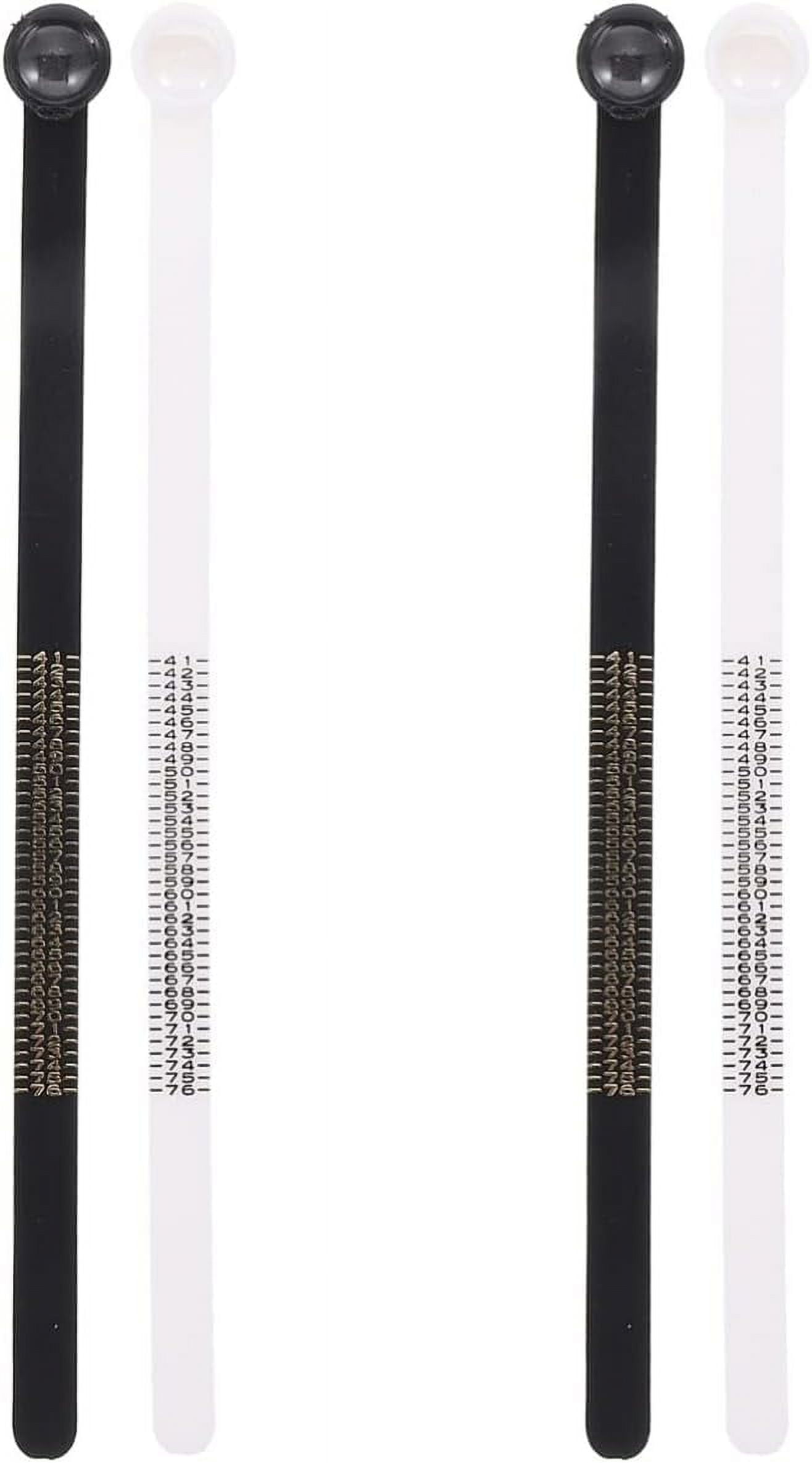 4 pcs Measuring Ring Tool Finger Measure Size Tools Sizer Gauge Sizers ...