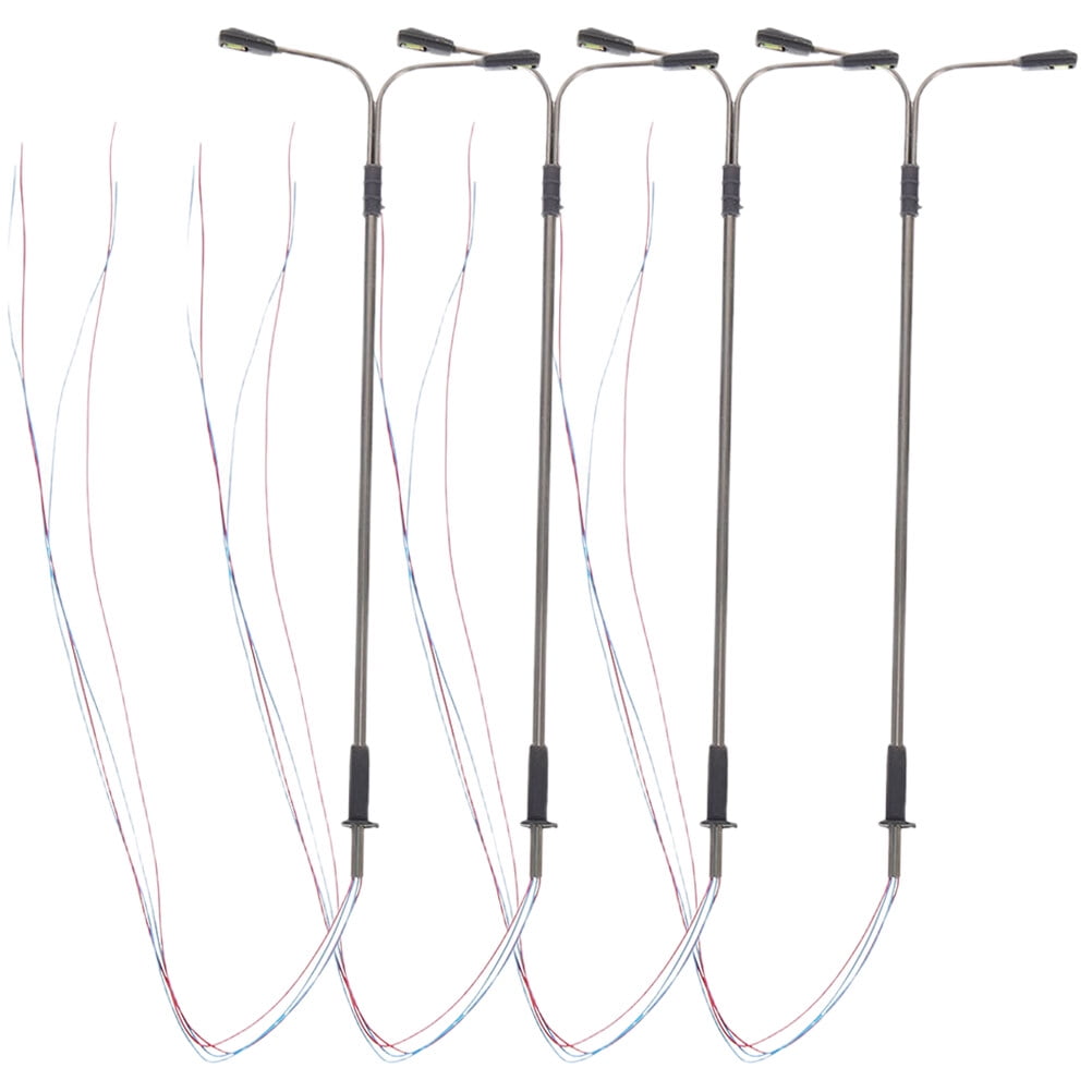 4 pcs Mini Street Light Model Doll House Street Lamp Model Miniature ...