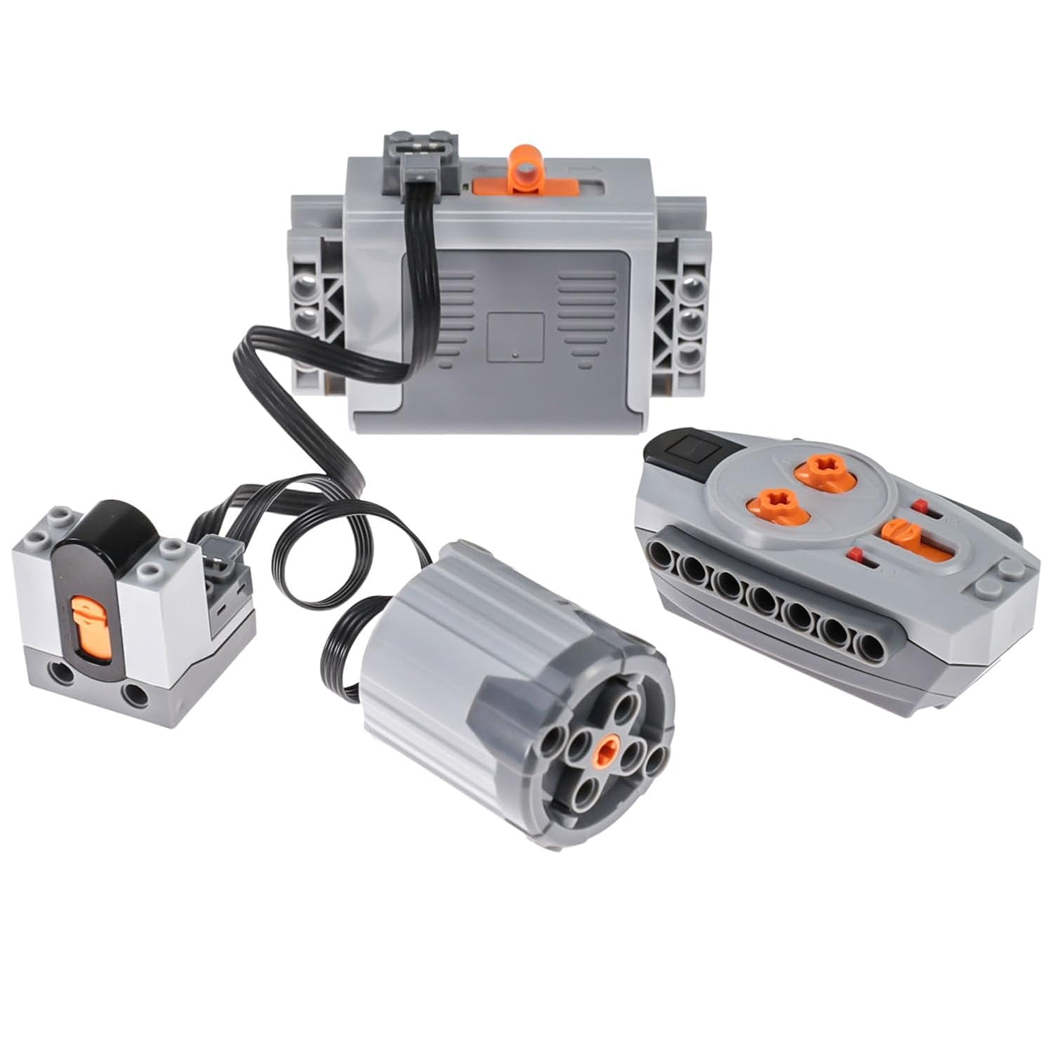4 pcs Motor Kit Power Functions, Technical Parts Motor Set for STEM ...