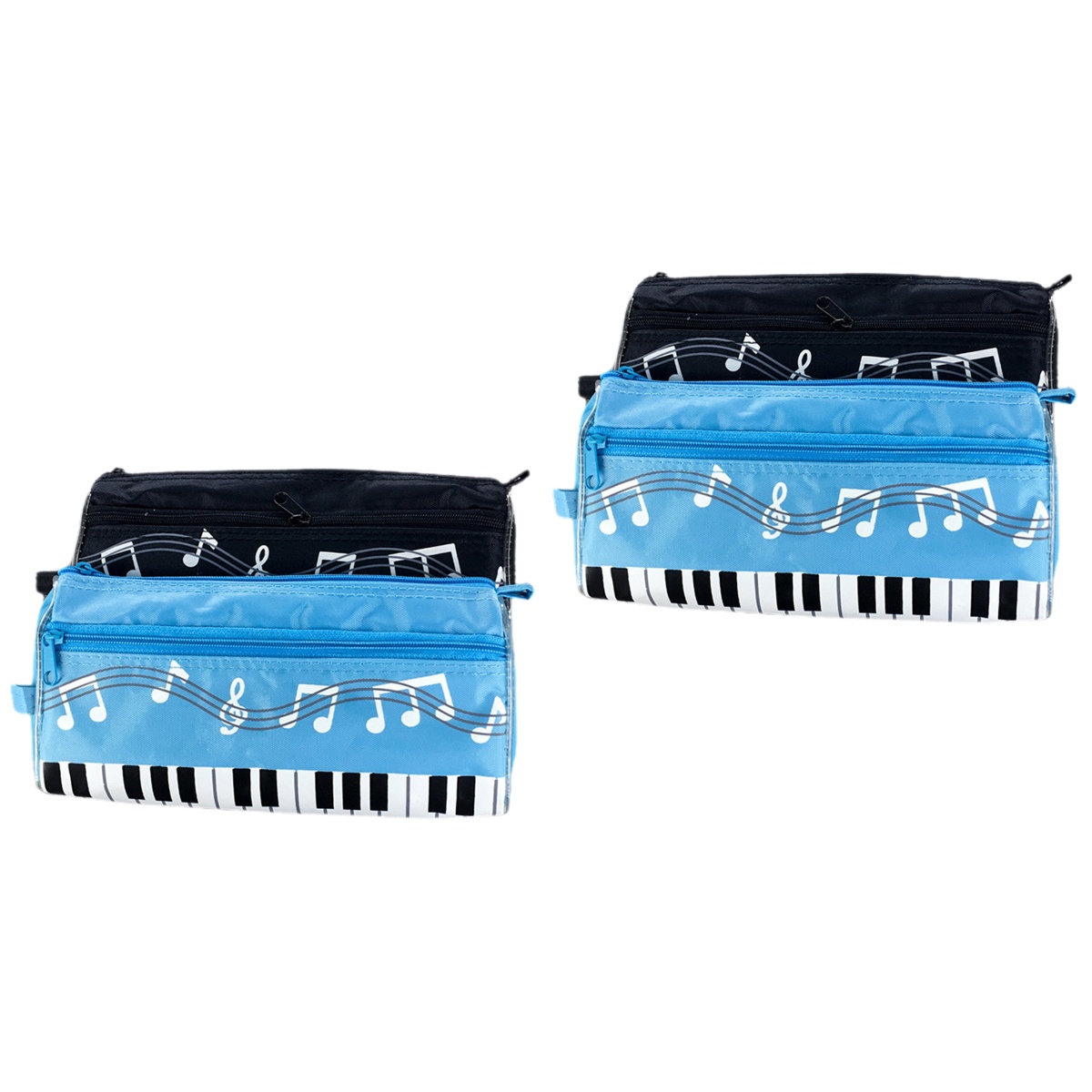 4 pcs Music Symbol Pen Bags Piano Pattern Pencil Storage Pouch Students ...