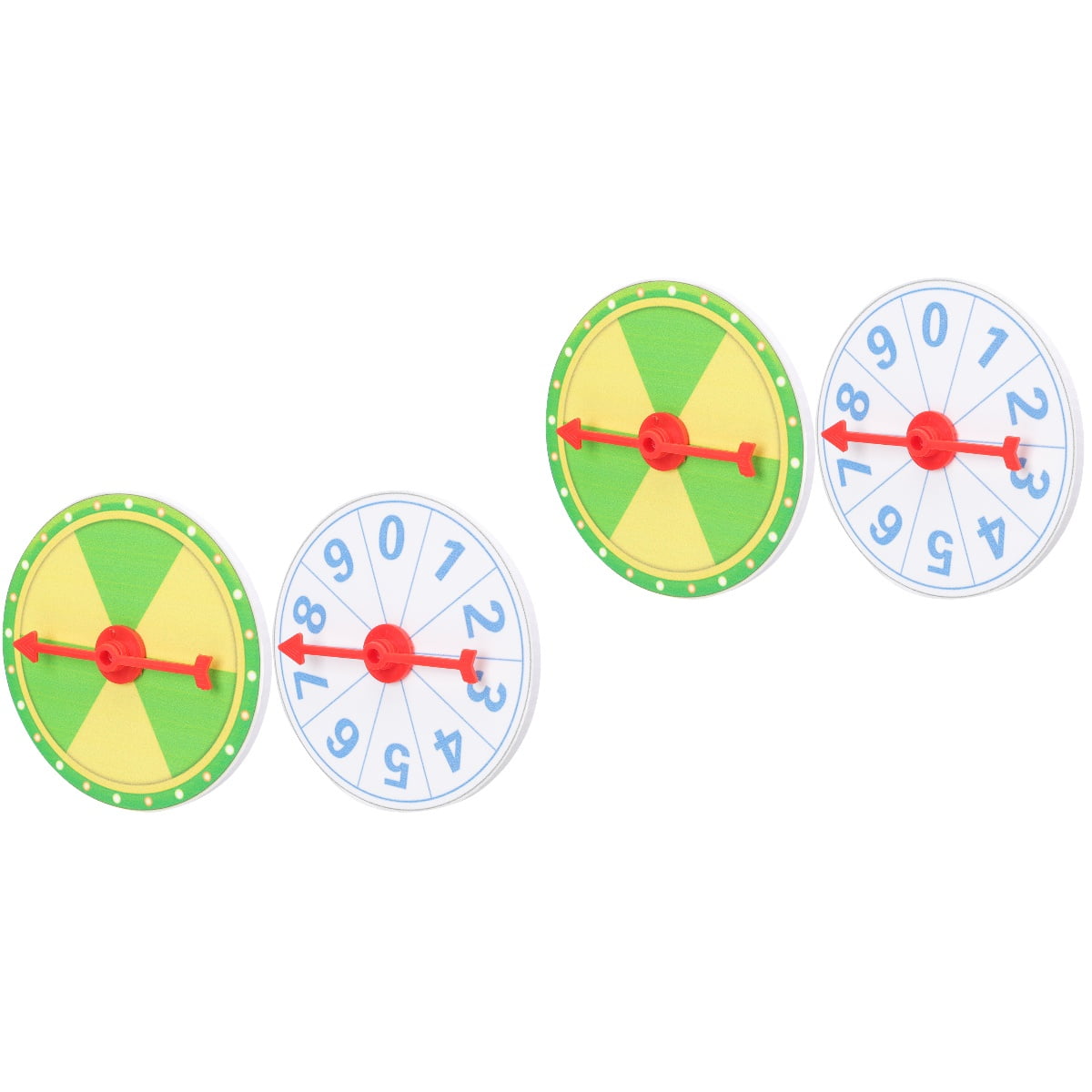 4 pcs Prize Wheel Roulette Wheel Fortune Game Wheel Rotating Wheel ...