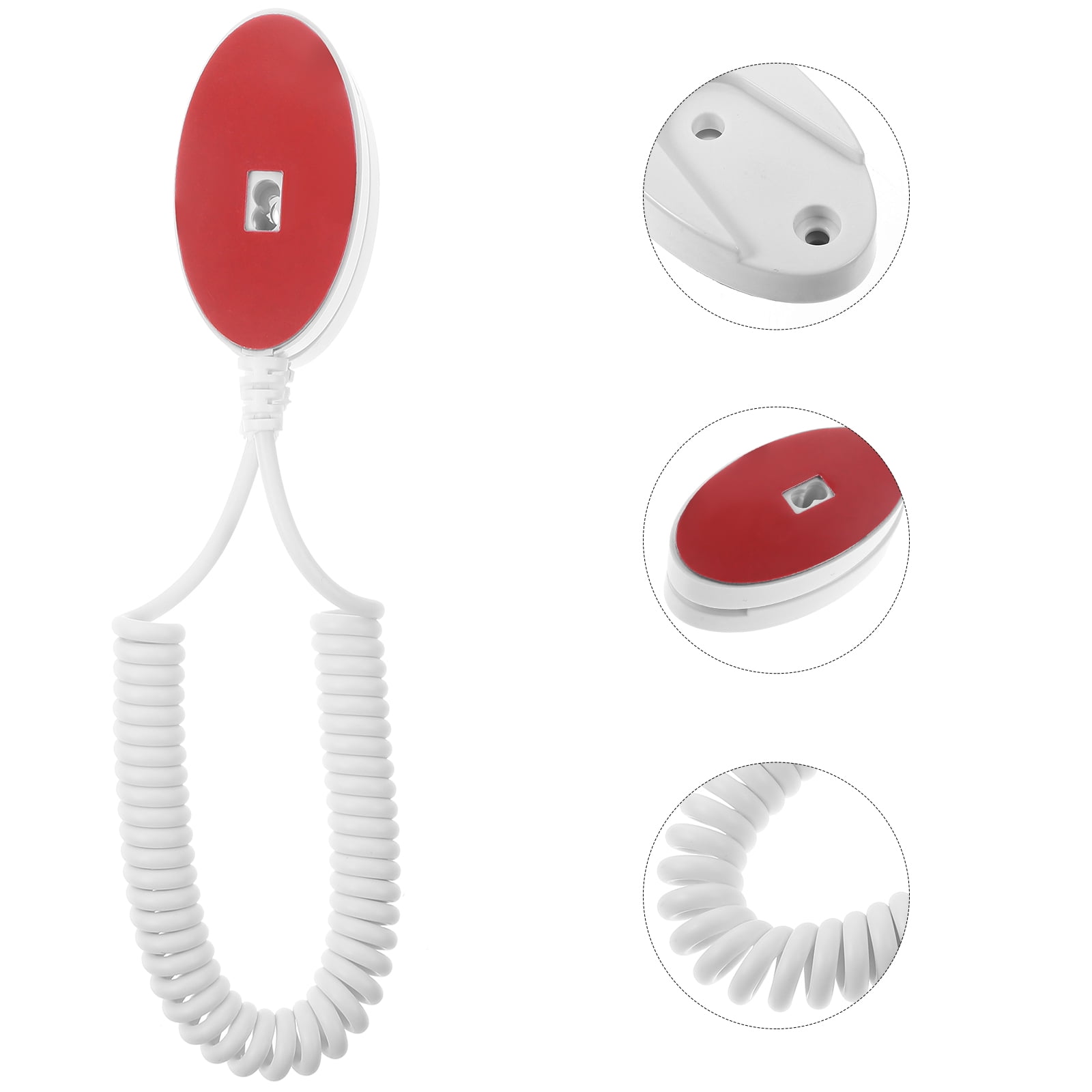 4 pcs Remote Control Tether Leash Retractable Cable with Self Adhesive ...