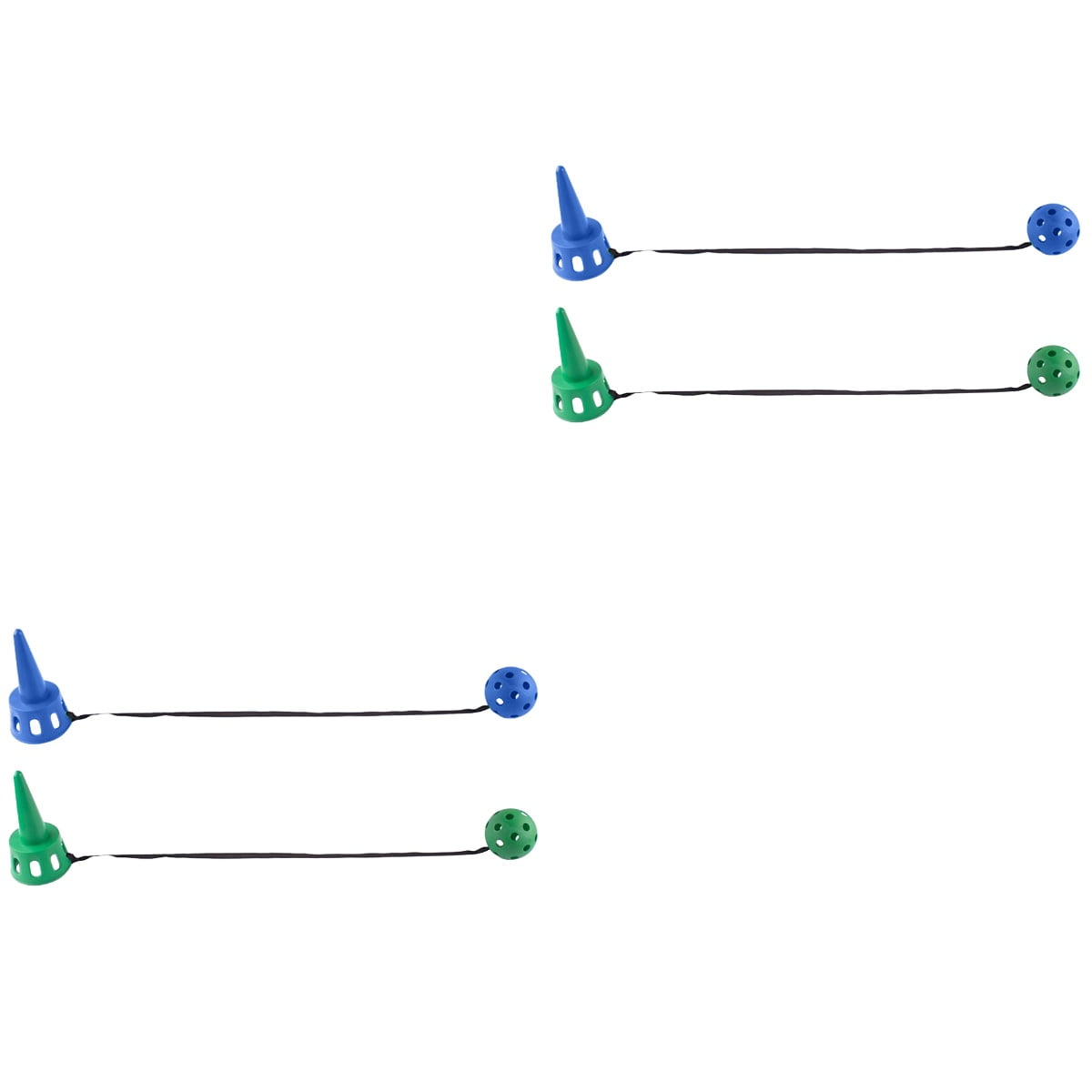 4 pcs Scoop Ball Catch Ball Game Set Launch Balls Catch and Toss Game ...