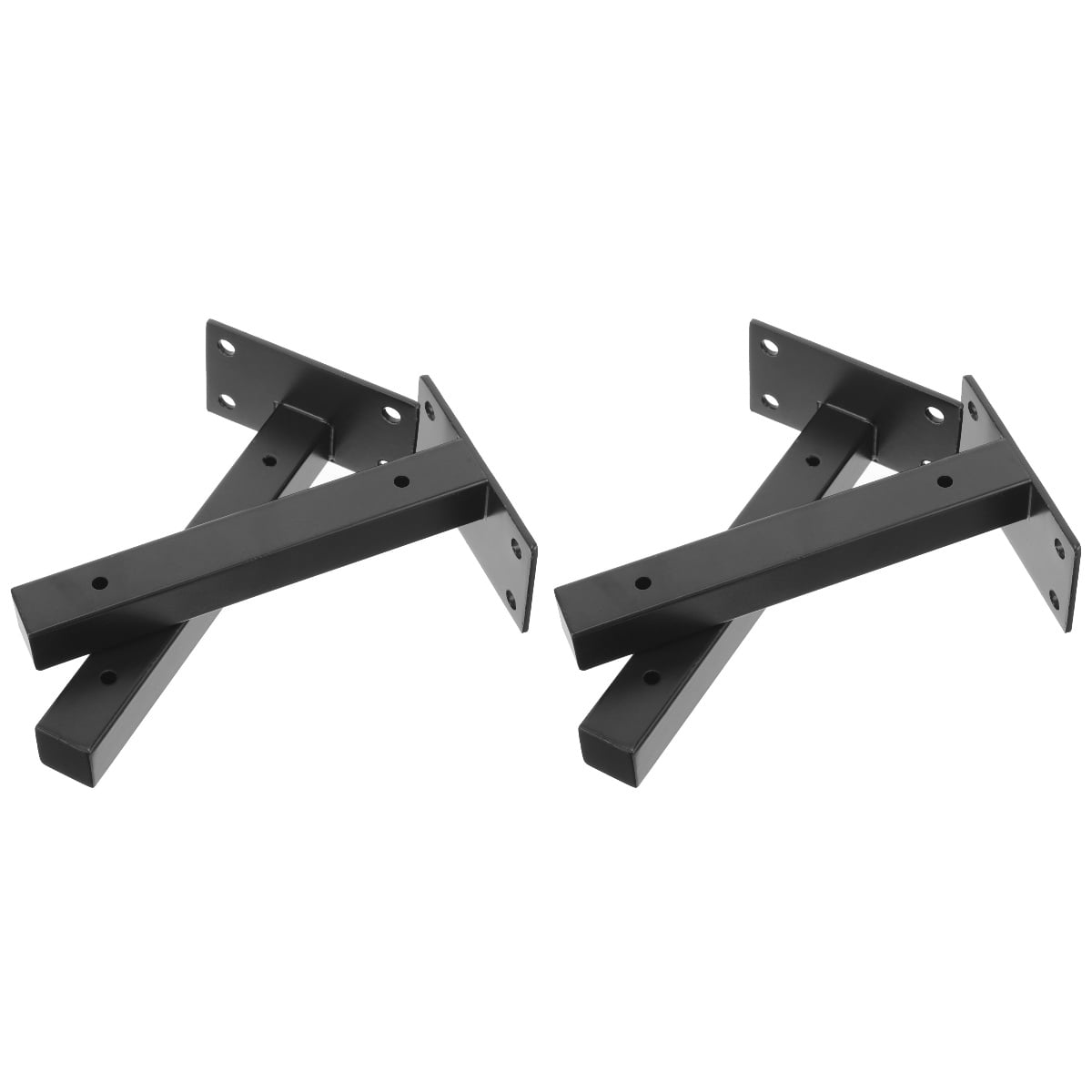 4 pcs Shelf Brackets Floating Shelf Brackets Heavy Duty Bookshelf ...