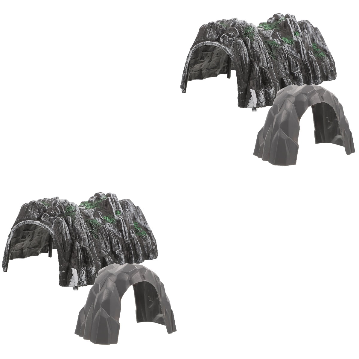 4 pcs Simulation Cave Tunnel Model Small Cave Decoration Miniature ...