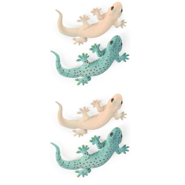 4 pcs Simulation Realistic Lizard Figurines Fake Lizard Toy Figures ...