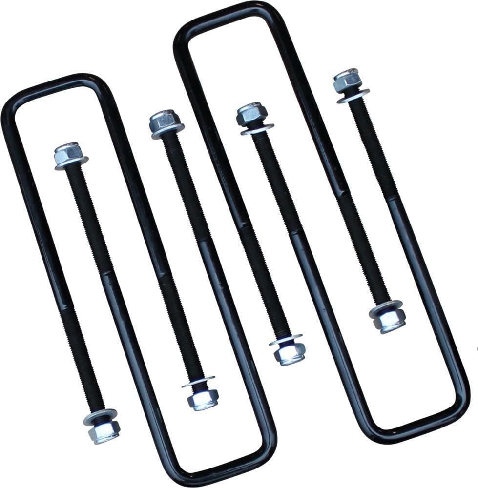 4 pcs Square U Bolts for 3 Inch Wide Leaf Springs 12 Inch Long 11-20 ...