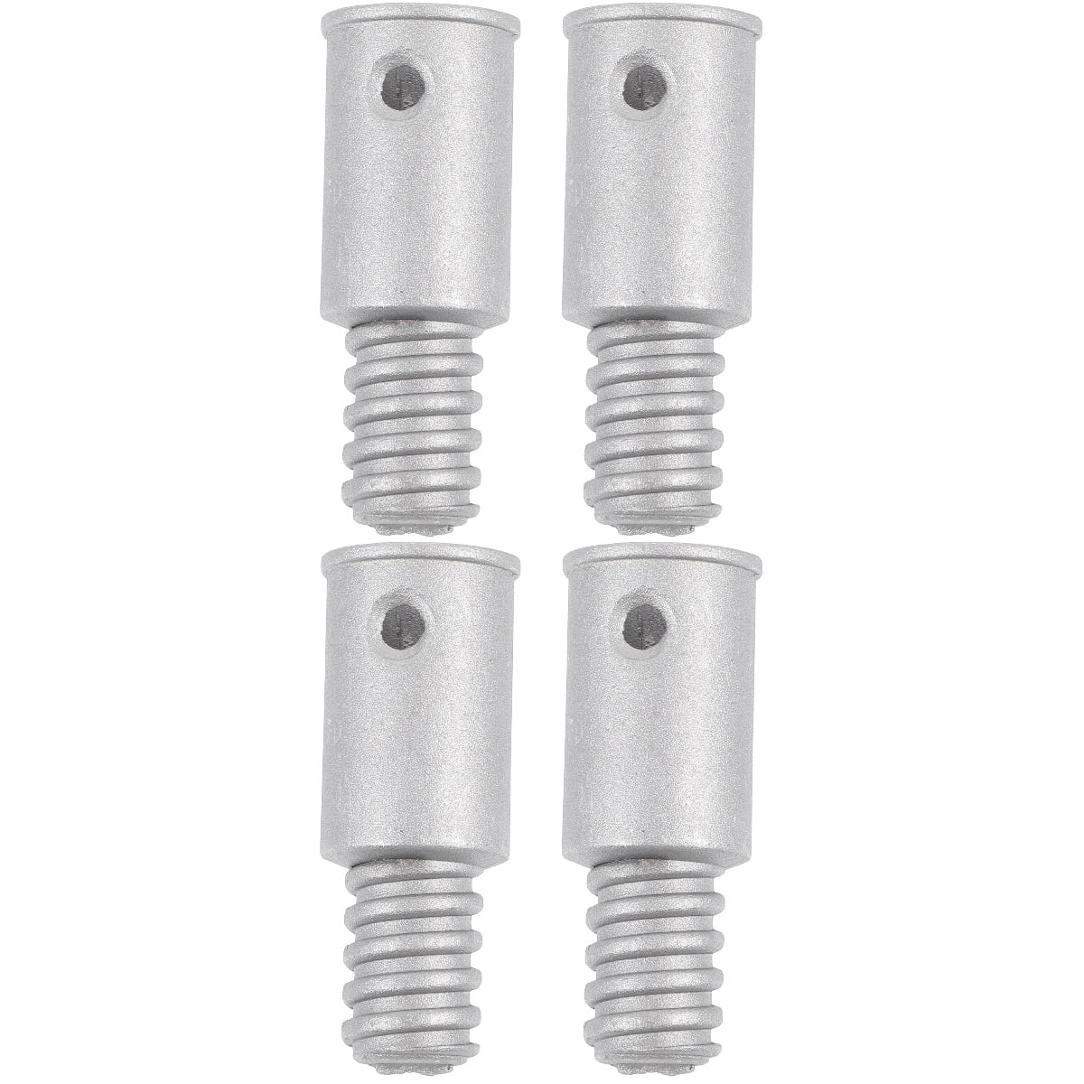 4 pcs Broom Handle Threaded End Replacement Broom Handle Extension Pole ...