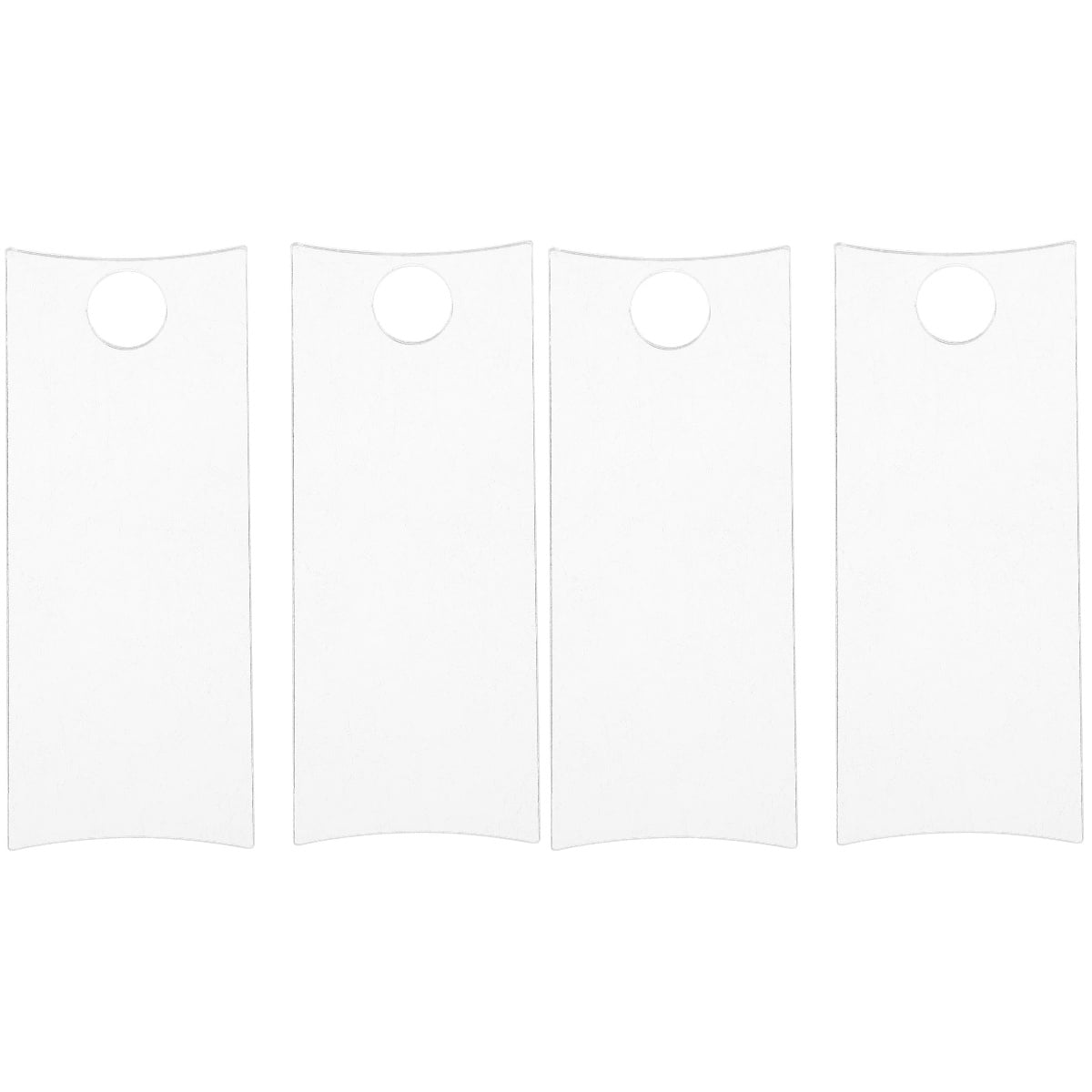 4 pcs Tumbler Acrylic Name Plate Acrylic Name Label Blanks Bottle ...