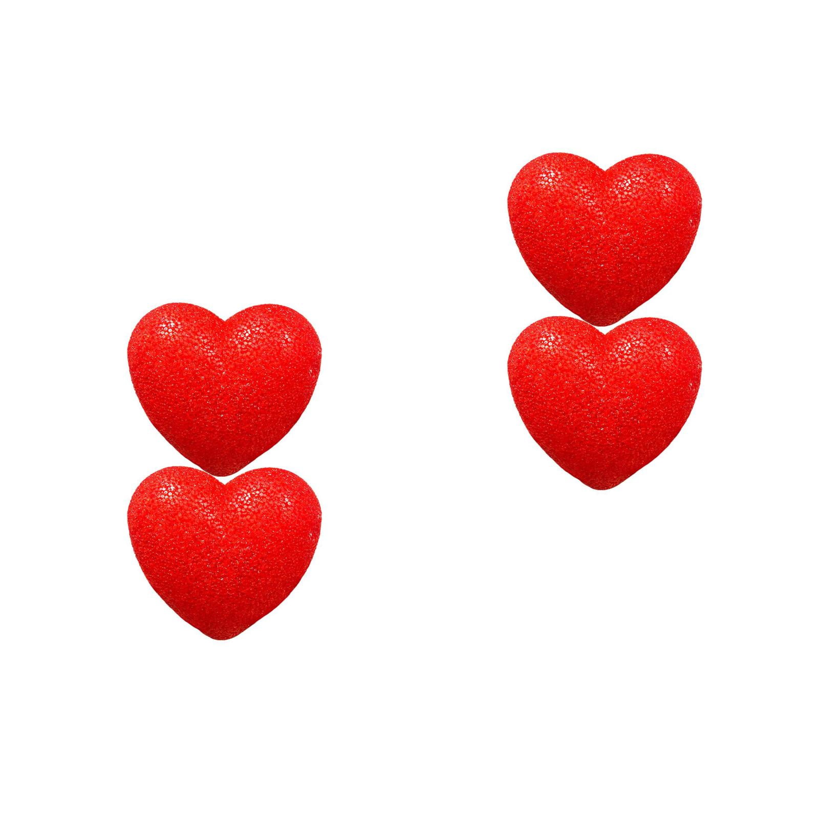 4 pcs Valentines Day Lighted Heart Decorations for Romantic Stage ...