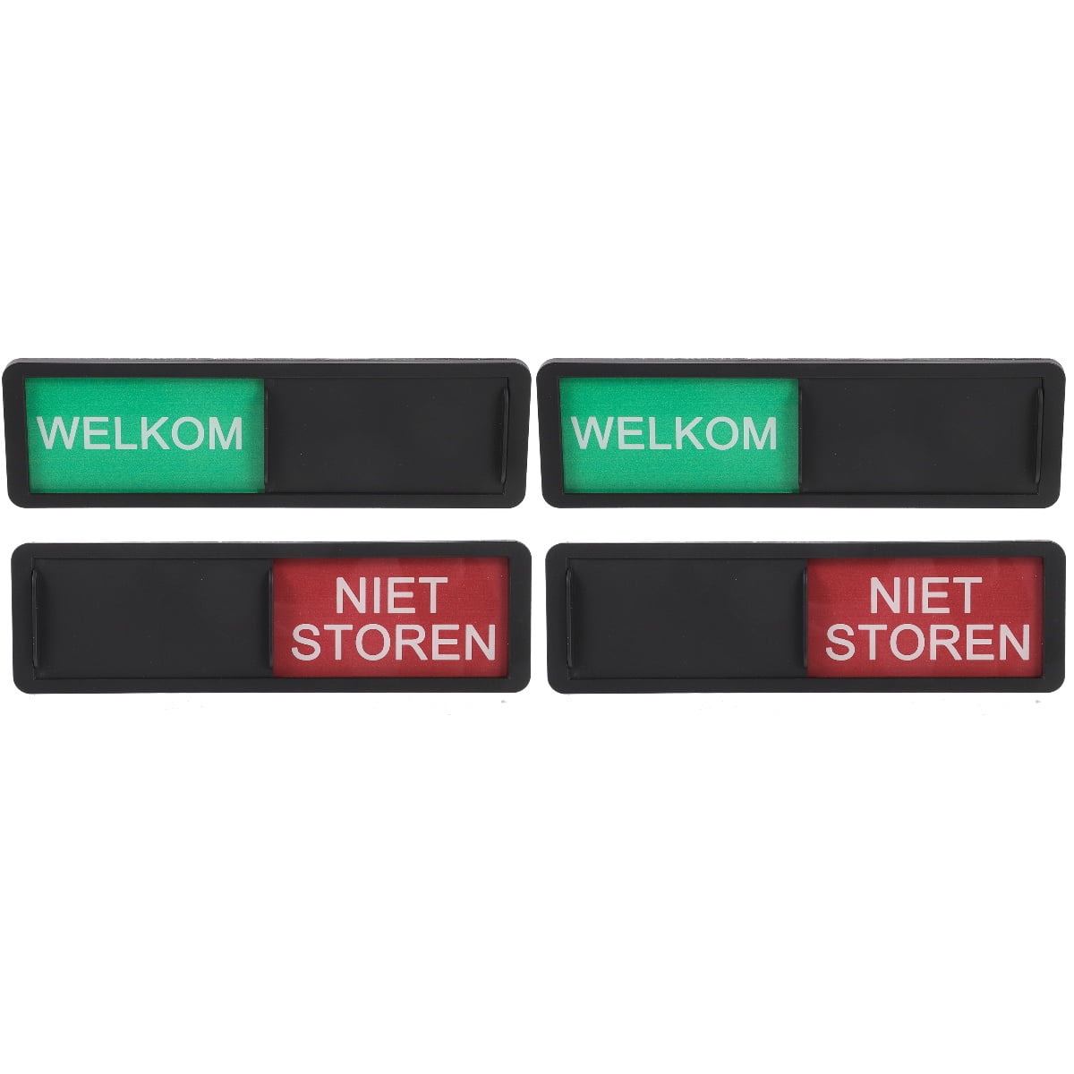 4 pcs Welcome Sign Slider Welcome Privacy Indicator Conference Do Not ...