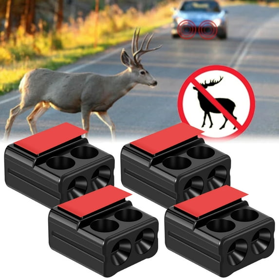 4-piece deer warning whistle device, deer drive whistle, physical sound ...