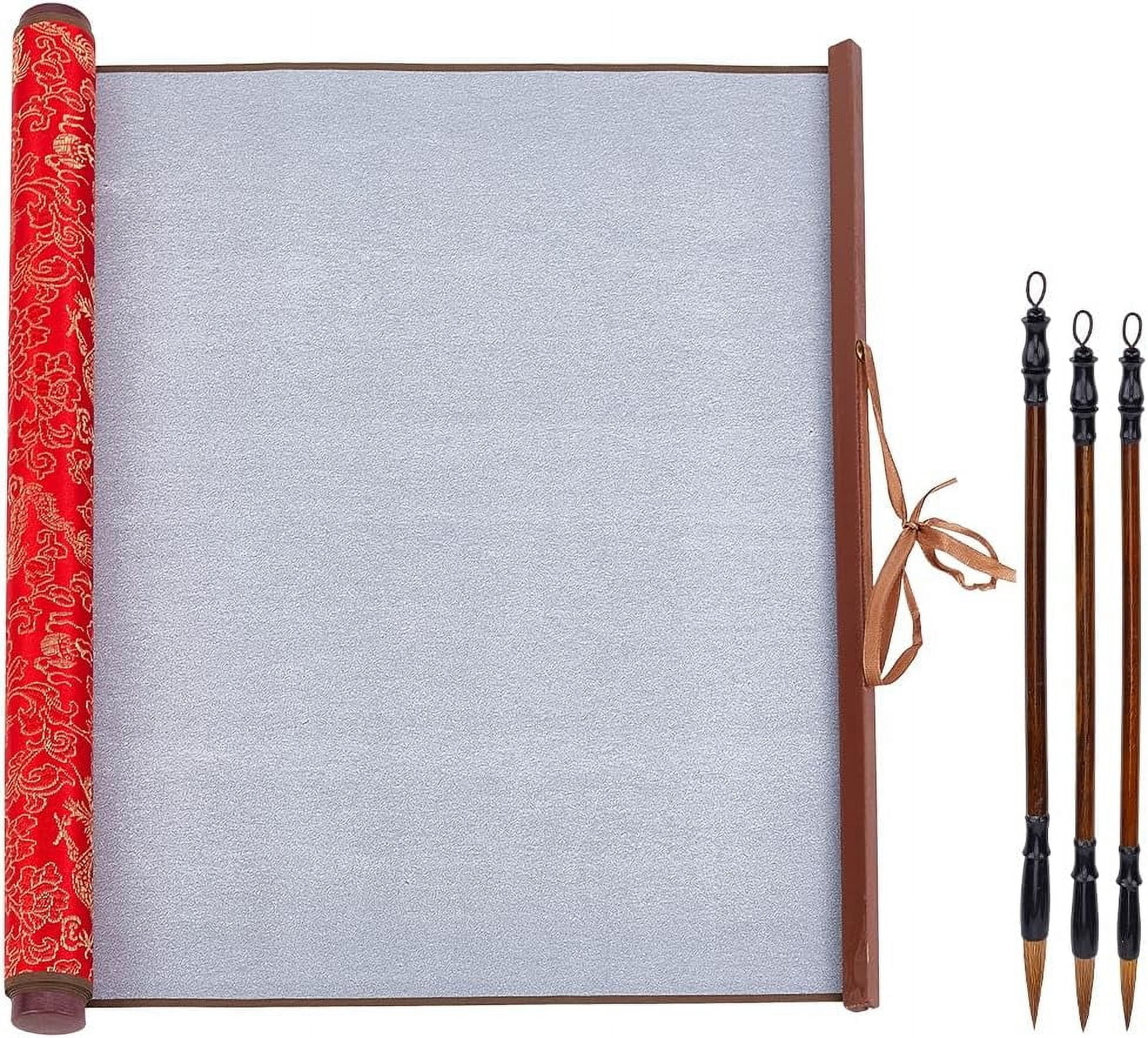 4-piece set of non-ink Chinese calligraphy practice materials. Reusable ...